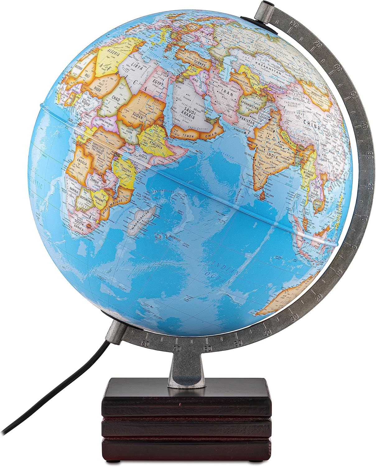 Amazon.com: Waypoint Geographic Aviator Plus Illuminated Globe ...