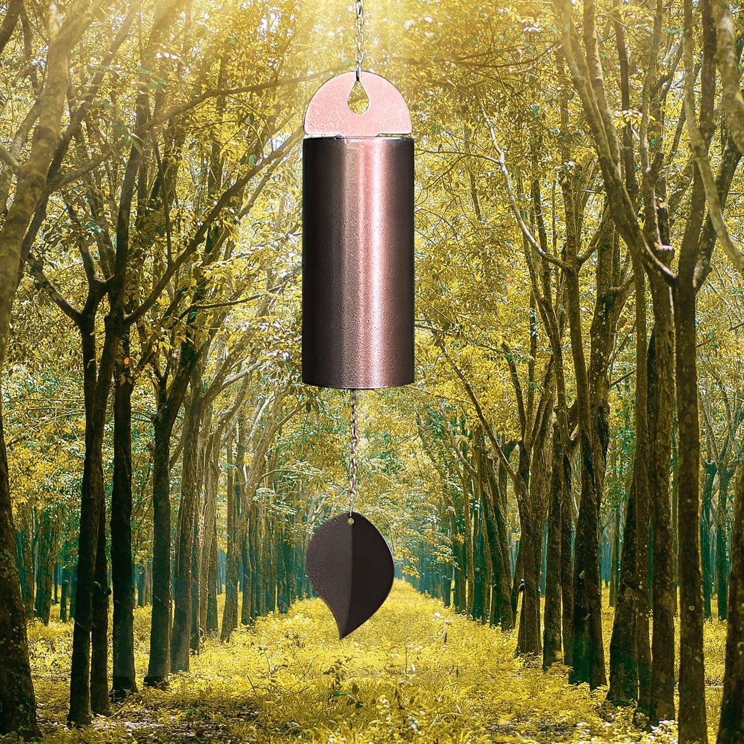 MEDOO Deep Resonance Serenity Bell - 26'' Memorial Wind Chimes for Loss ...