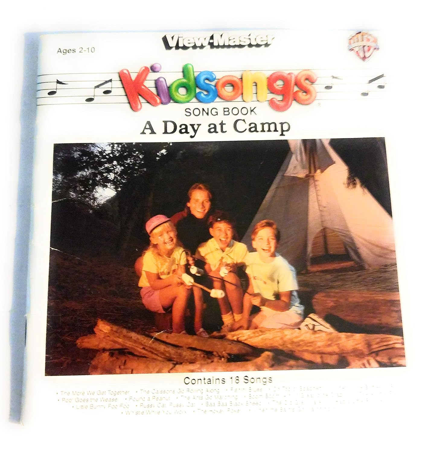 KIDSONGS Song Book (A Day At Camp) (Ages 2-10): Warner Bros Staff ...