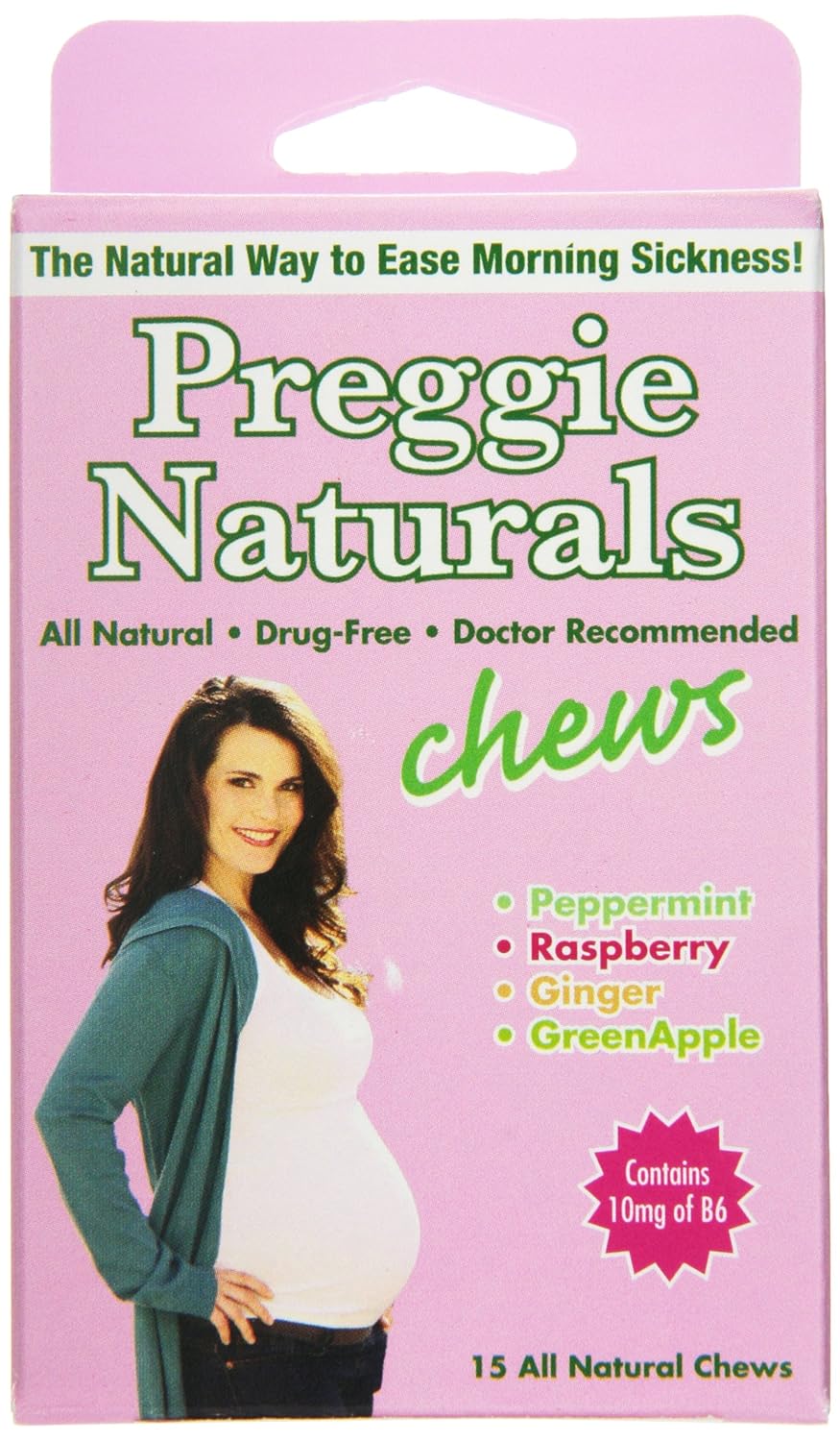 Amazon.com : Three Lollies Preggie Naturals Chews, 15 Count (Pack of 12 ...