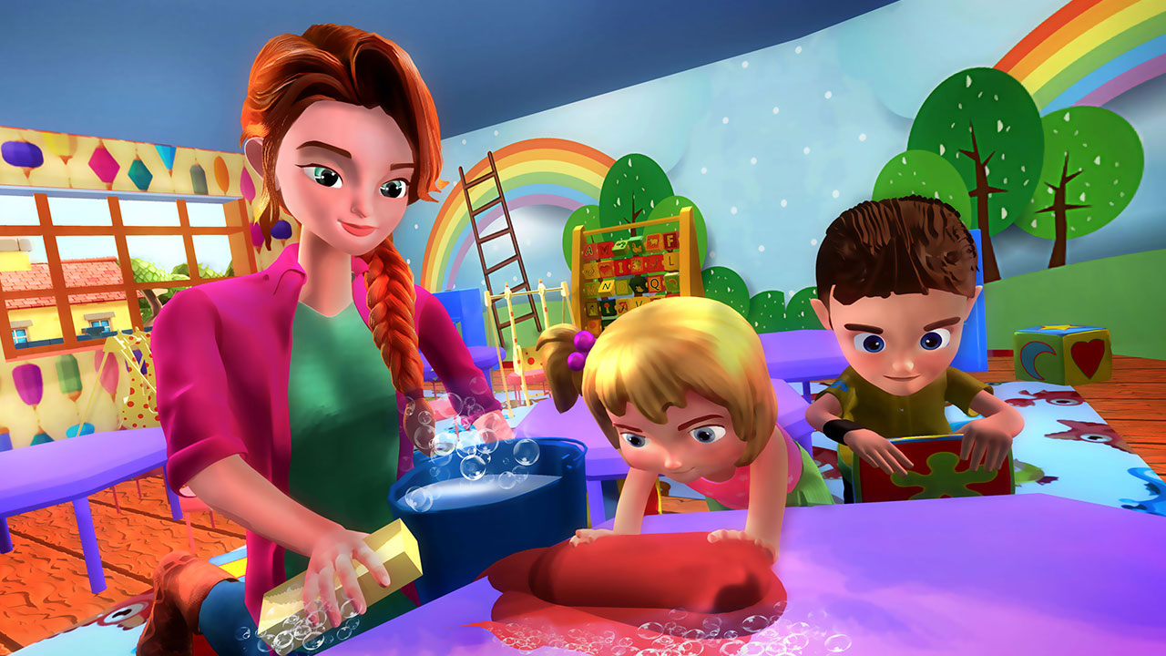 Virtual Sweet Baby Daycare Happy Family Babysitter Simulator 3D: Happy ...