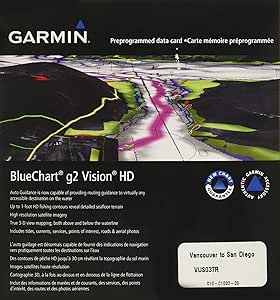 Amazon.com: Garmin BlueChart g2 Vision Vancouver/San Diego Saltwater ...