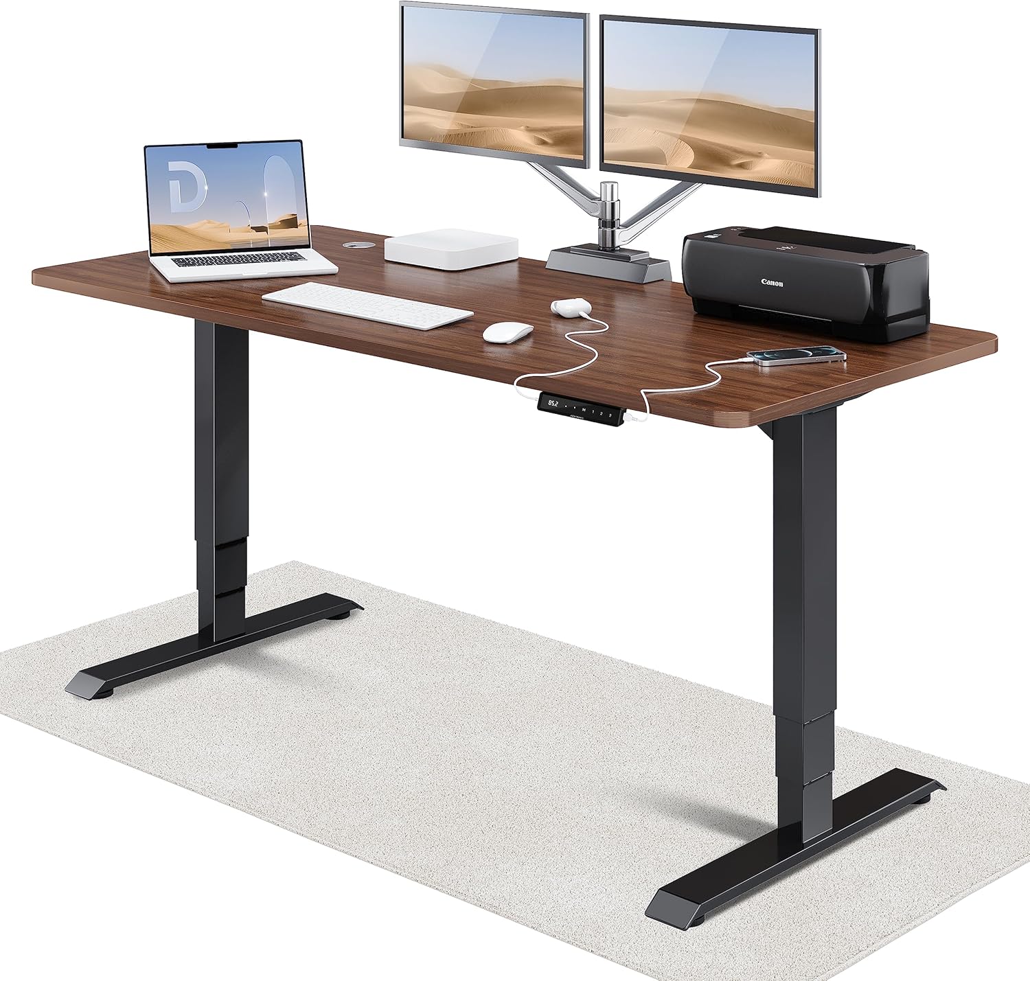 Desktronic Height Adjustable Desk (180 x 80 cm) - Electric Height ...