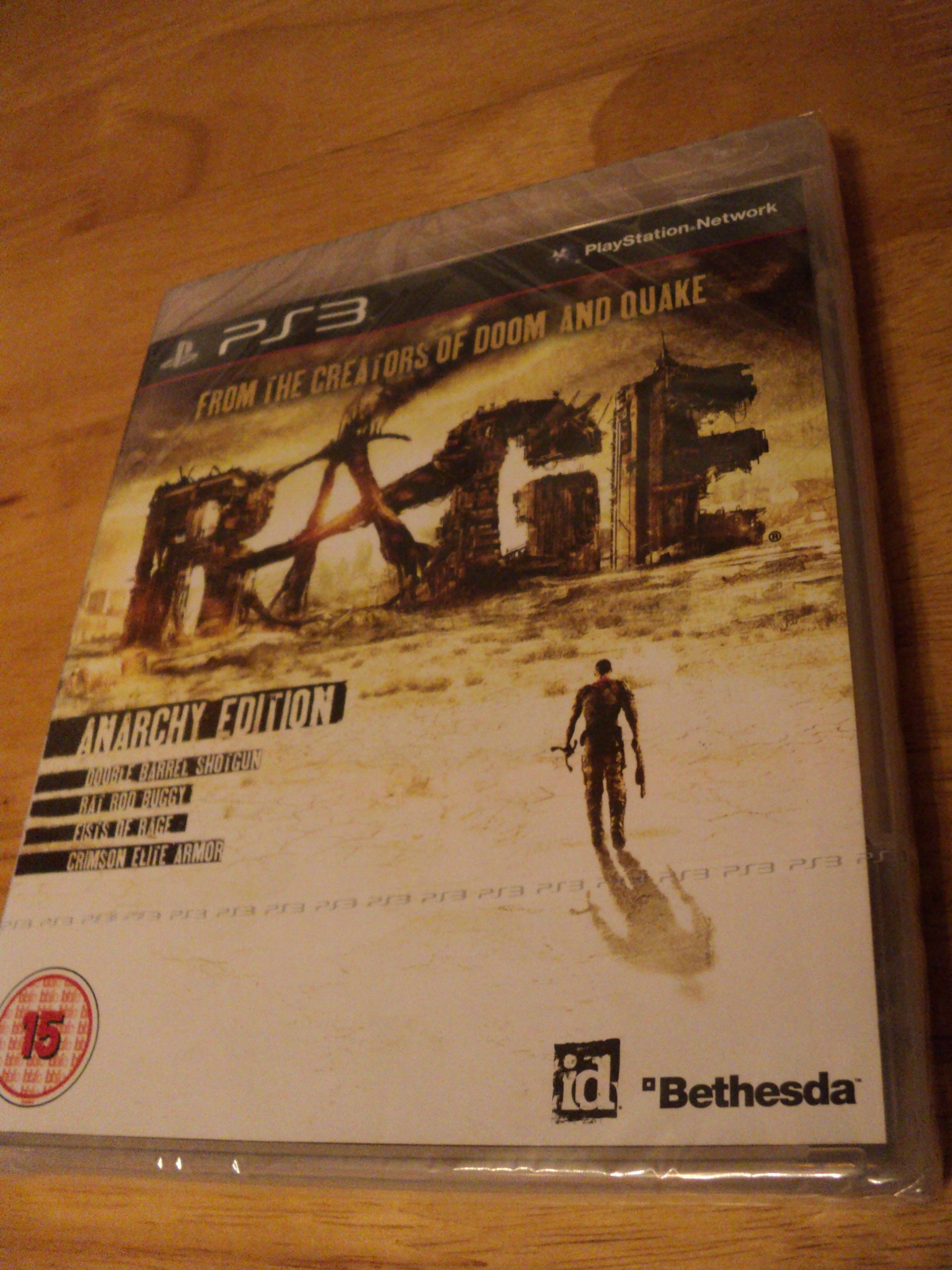 Rage: Anarchy Edition (PS3) : Amazon.co.uk: PC & Video Games