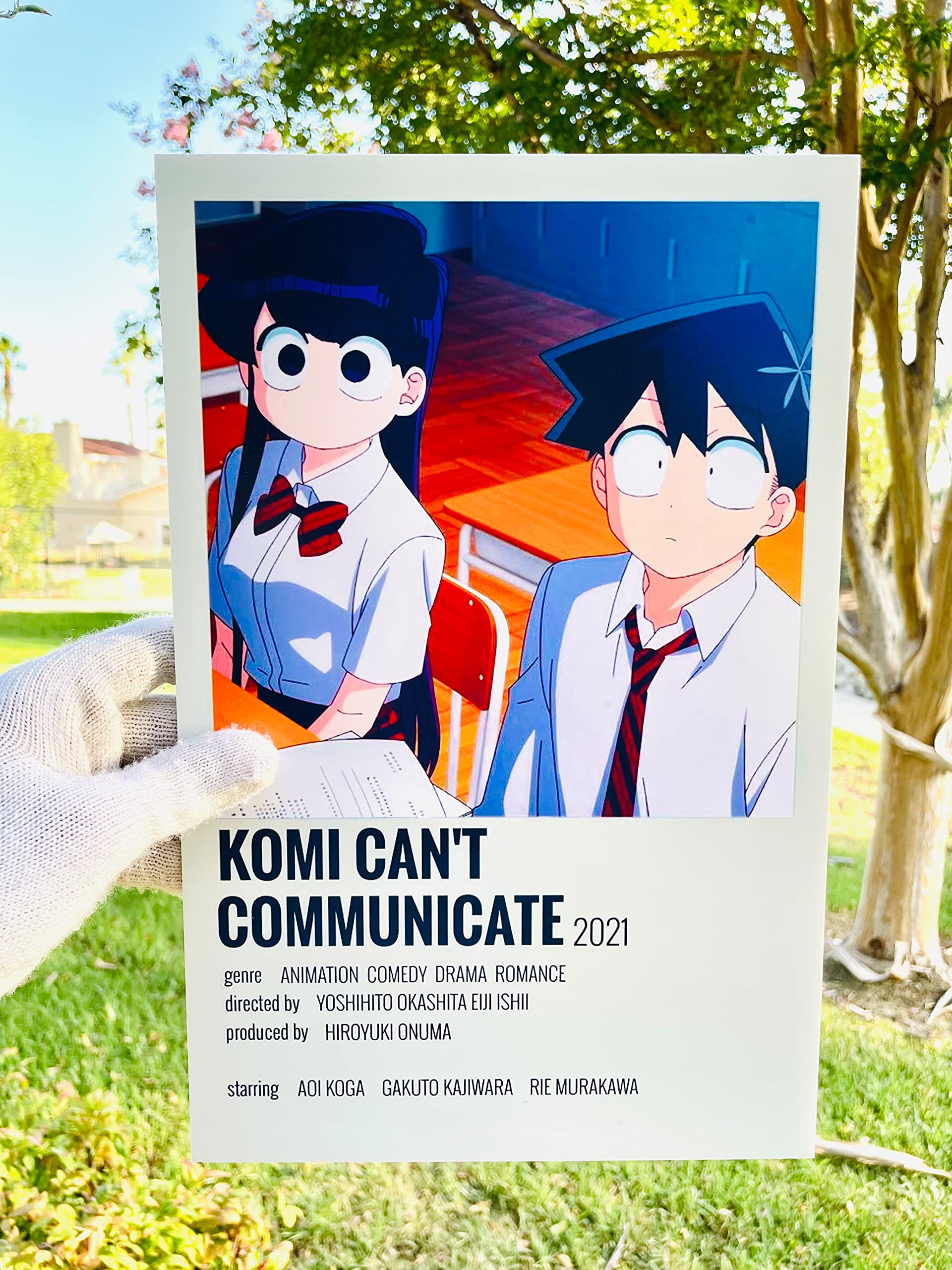 Komi Cant Communicate Poster Anime Poster Manga Komi San Wa ...