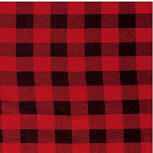 Amazon.com: American Crafts Red Buffalo Check Paper, Multi