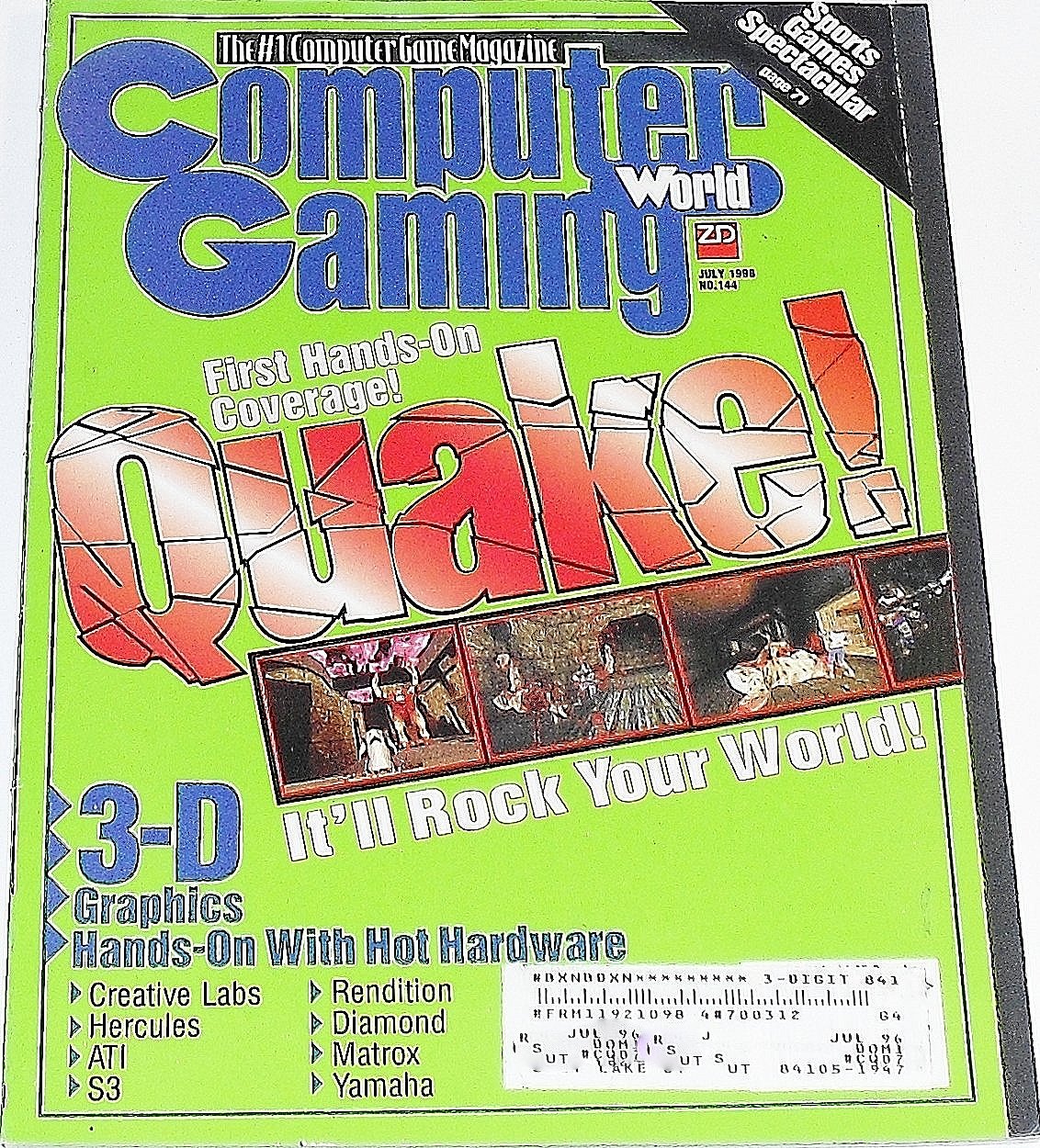 CGW Computer Gaming World (July 1996) (No. 144): Johnny Wilson: Amazon ...