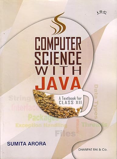 Amazon.in: Buy ISC Computer Science with JAVA A Textbook for Class XII ...