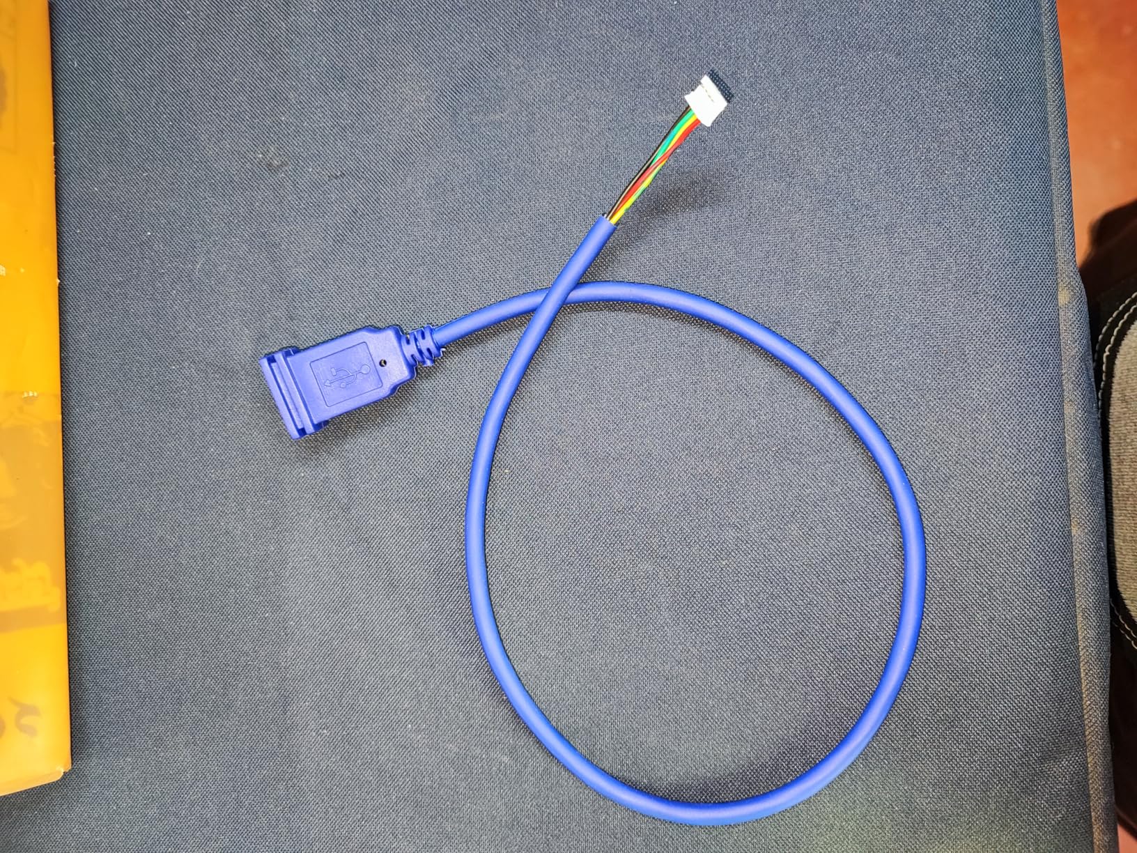 Electronicspices A Type Female Straight Usb Connector With Blue Pvc ...