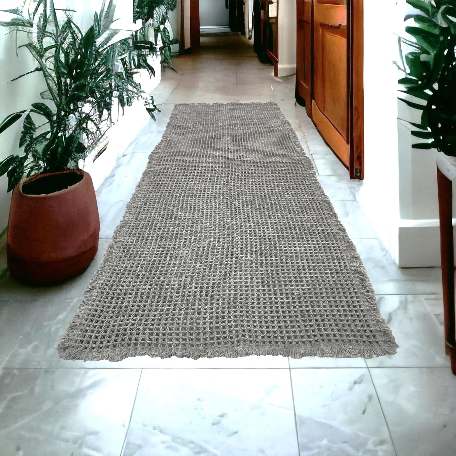 Amazon.com: SHIMOH Waffle Bath Mat, Super Absorbent Non-Slip Bath Mats ...