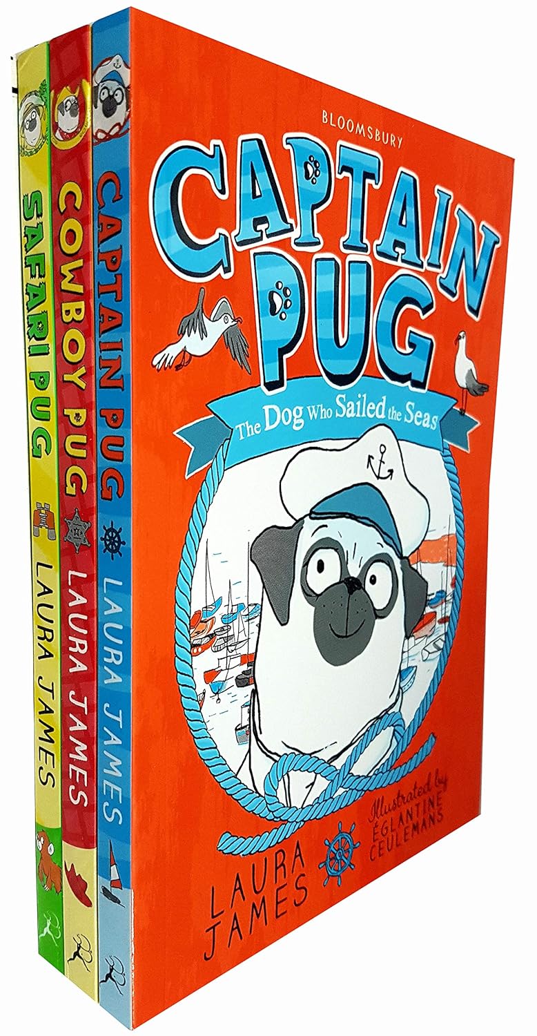 Amazon.co.jp: Adventures of pug series laura james 3 books collection ...