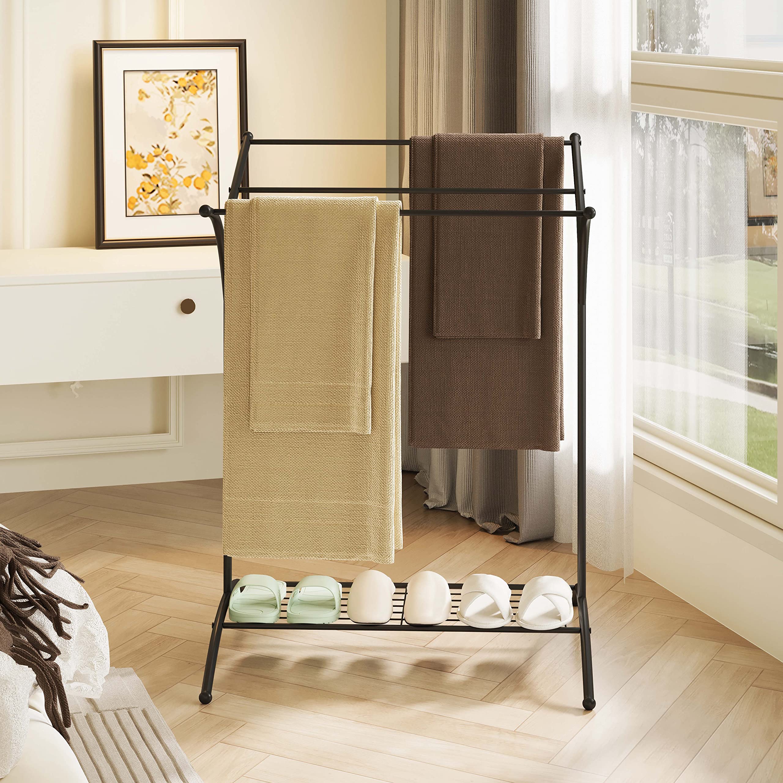 Snapklik.com : 41 Tall Freestanding Towel Racks For Bathroom, 3 Tier ...
