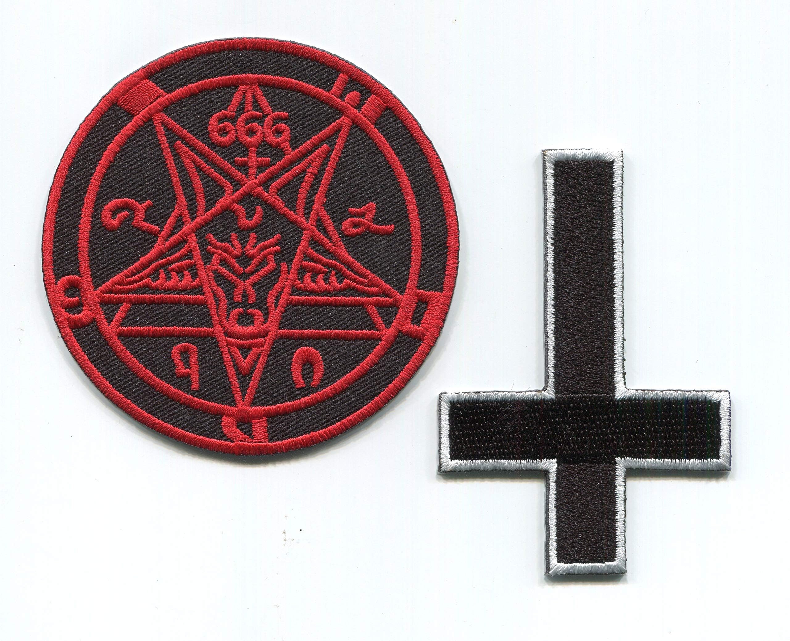 Amazon.com: Satanic Inverted Upside Down Cross Demonic Occult Witch DIY ...