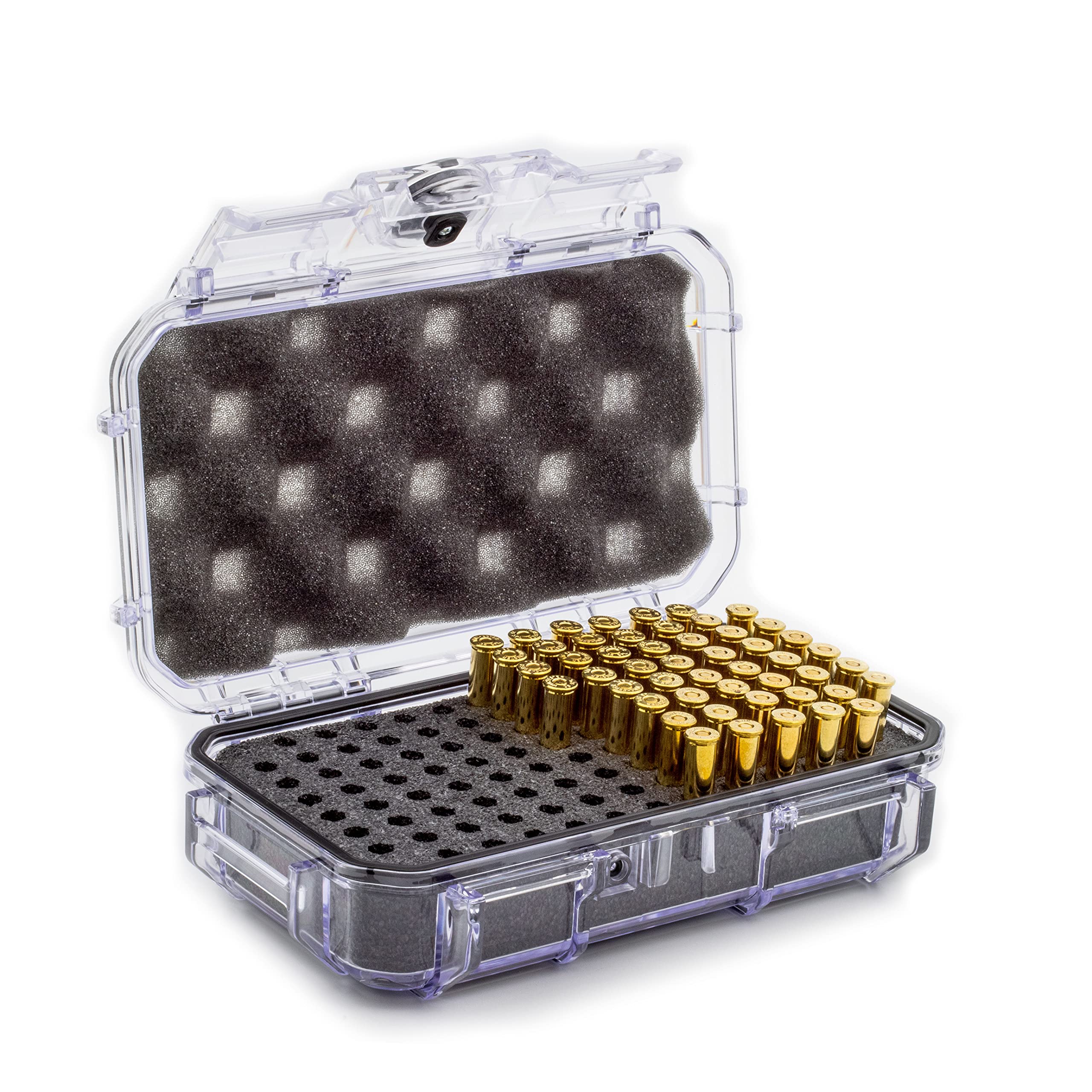 Amazon.com: Seahorse 100 Round Locking Bullet / Ammo Storage Box - Mil ...