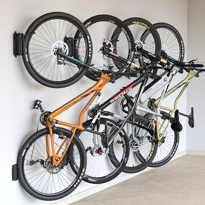monTEK Swivel Bike Wall Mount, Bike Hangers for Garage, Wall Mount Bike ...