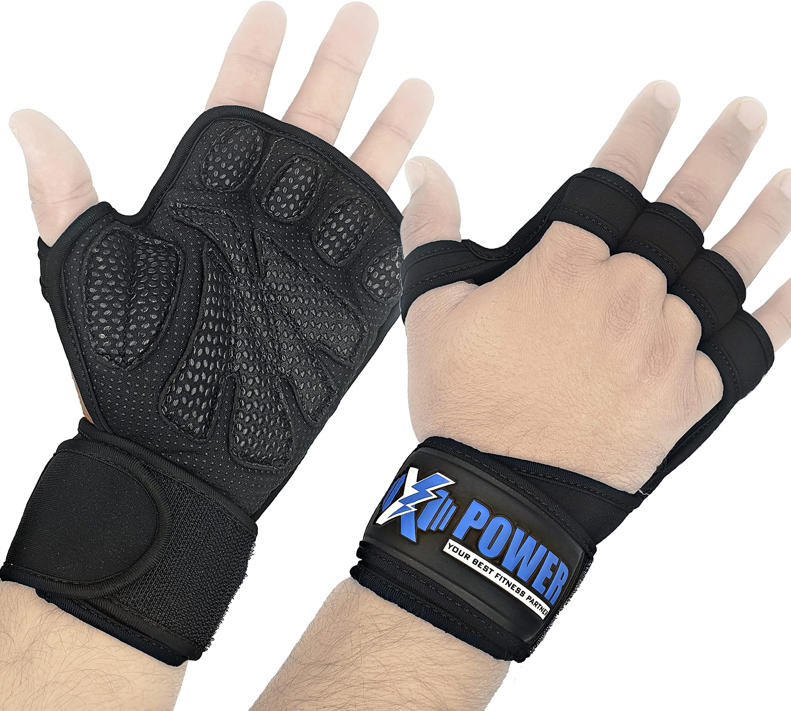 McMola Ventilated Gym Workout Gloves Cross Training Weight Lifting ...
