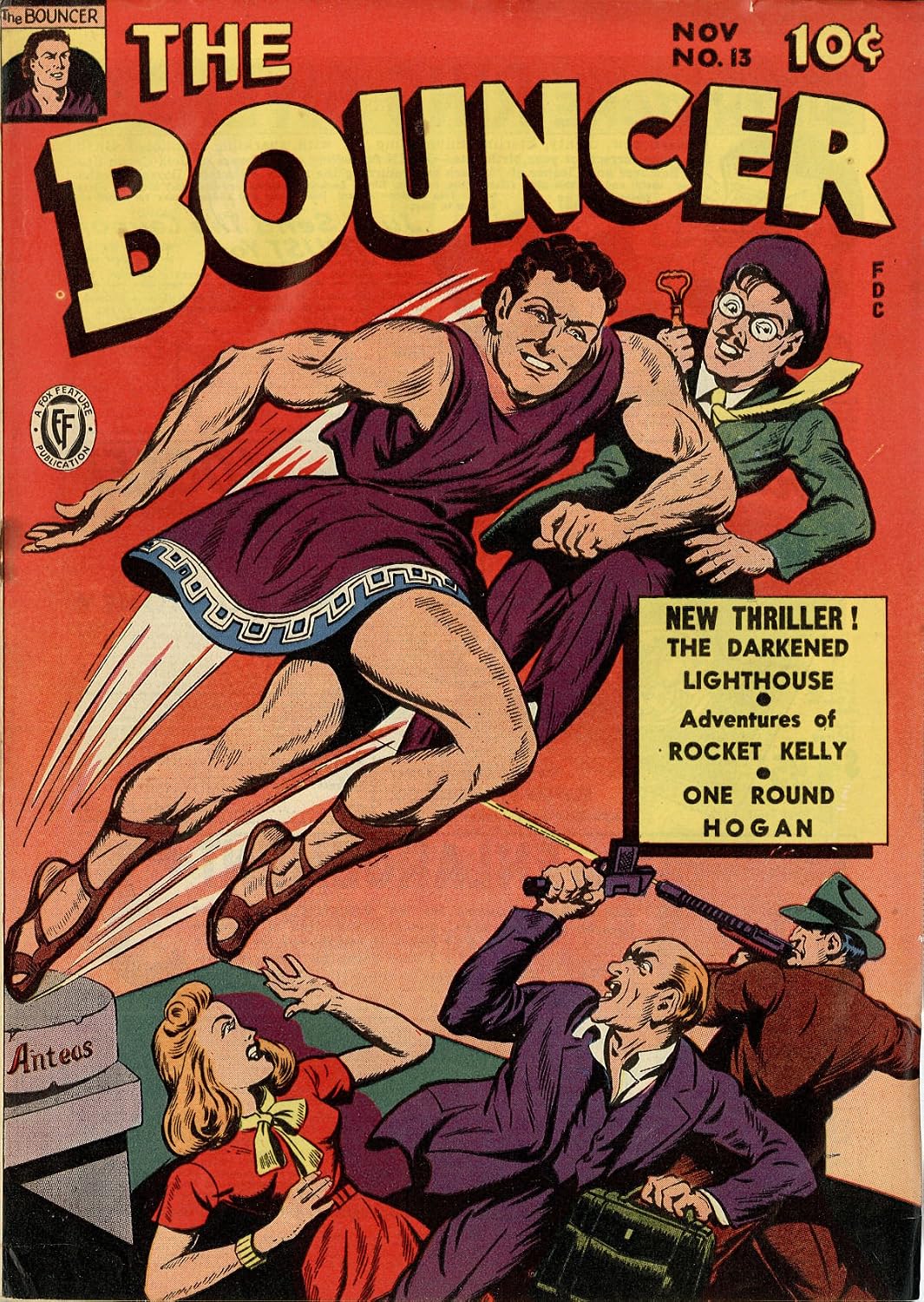 Amazon.com: POSTER comics cover Fox Feature Syndicate Bouncer The ...