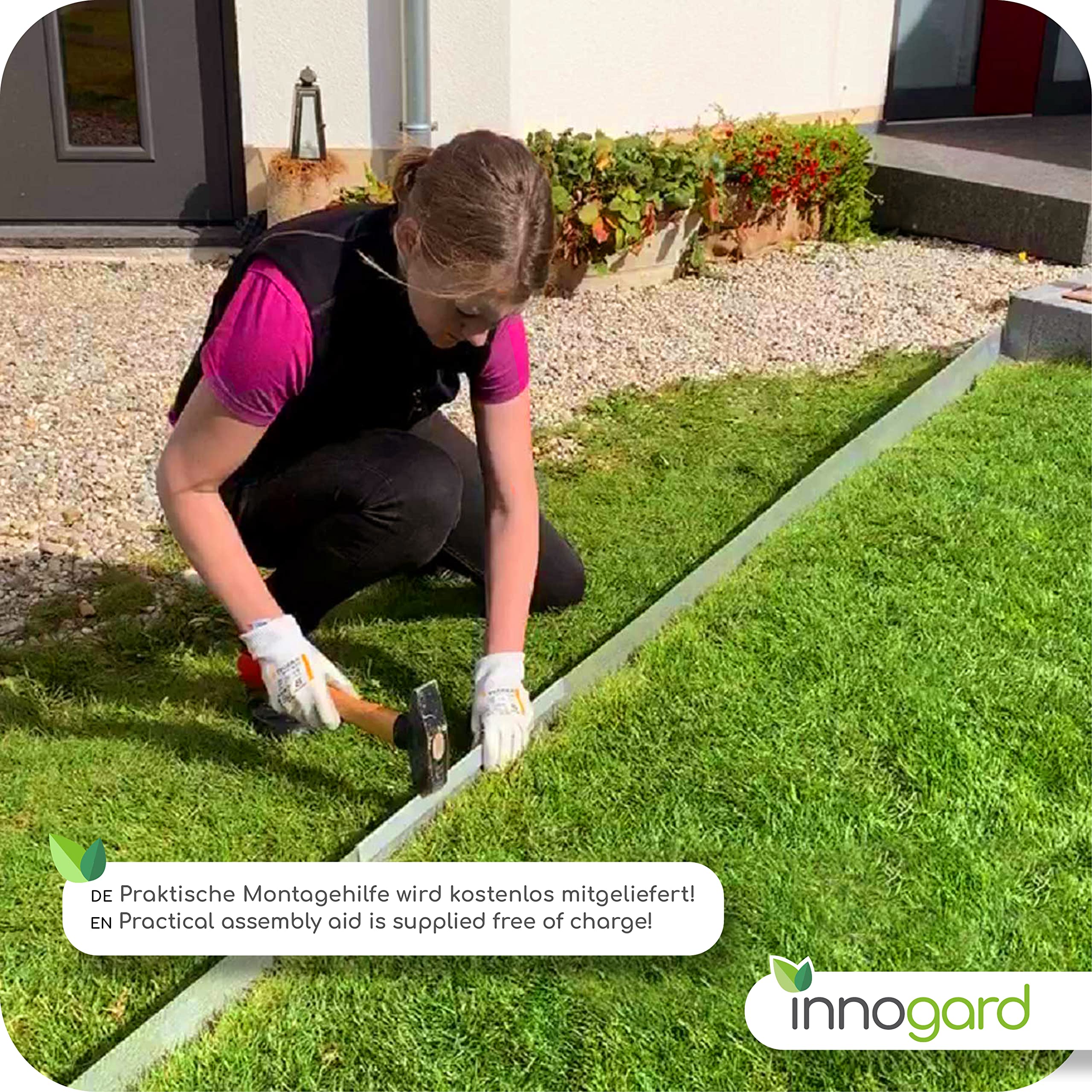 Installing Metal Lawn Edging Products Steel Edging For Your Garden: