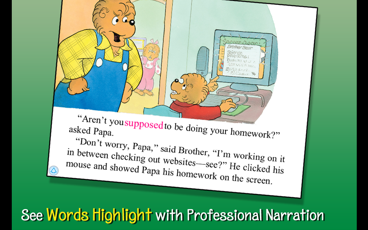 The Berenstain Bears Computer Trouble - App on Amazon Appstore