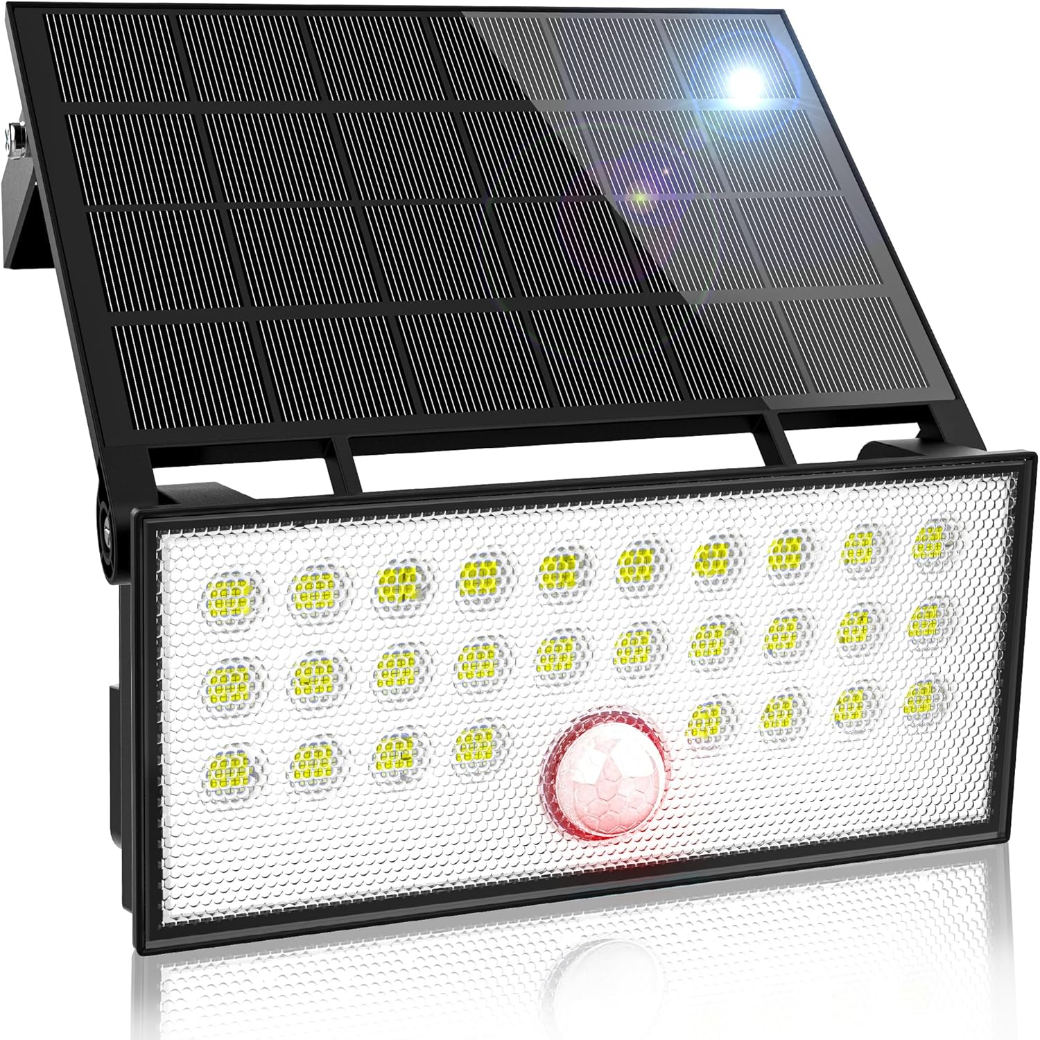 AUDERWIN Solar Flood Lights Outdoor 5000Lm, Solar Motion Sensor Lights ...