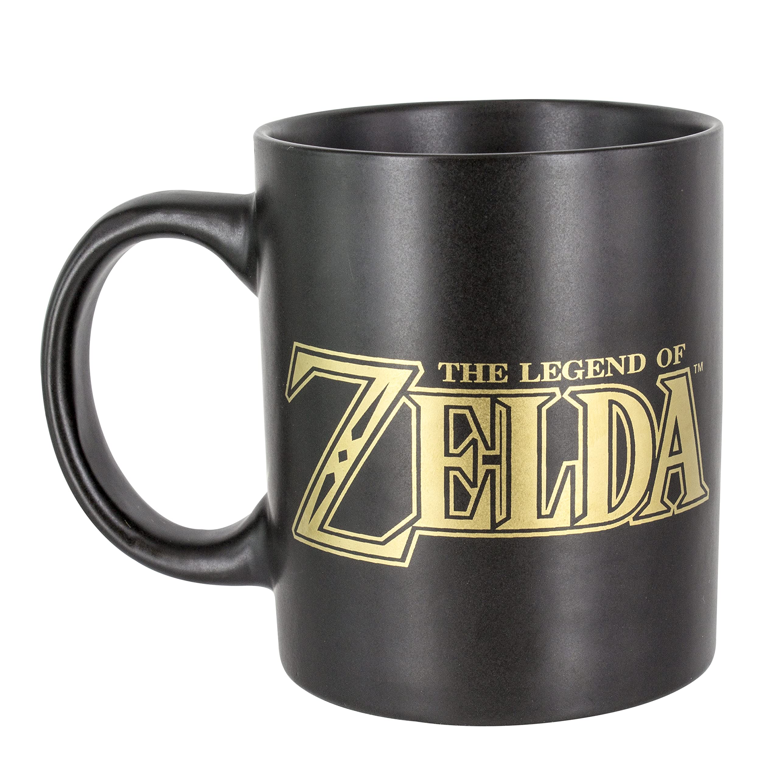 Legend of Zelda Hyrule Crest Mug - Officially Licensed Black and Gold ...
