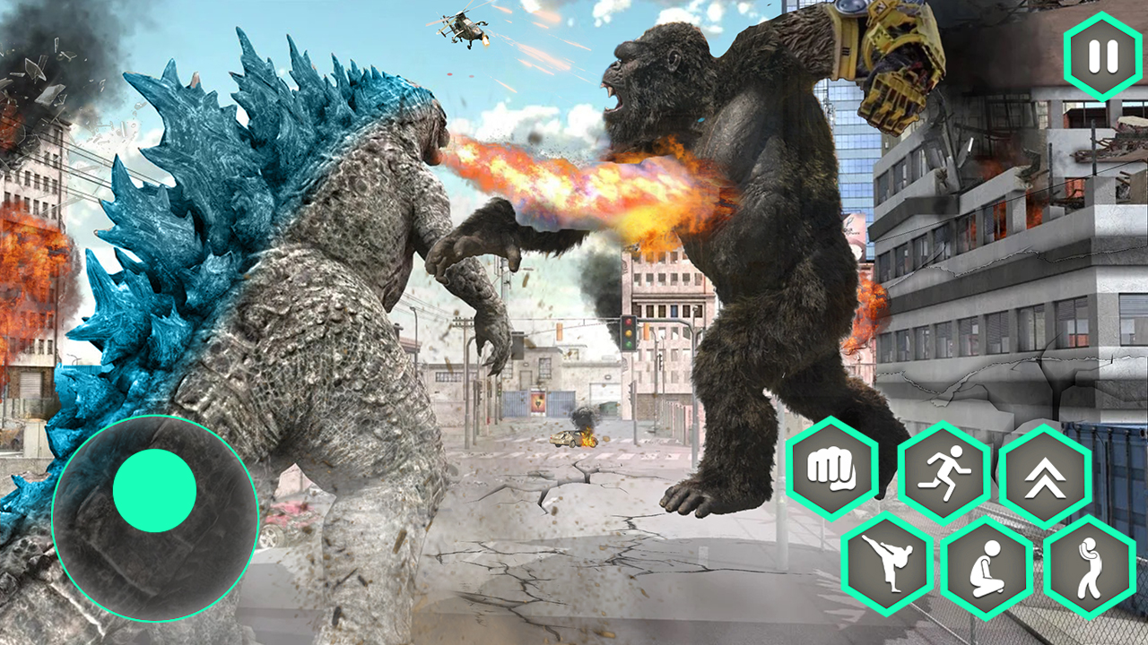 Godzilla Vs Kaiju Monster Fighting Rampage Vice City Battle Games 2024 ...