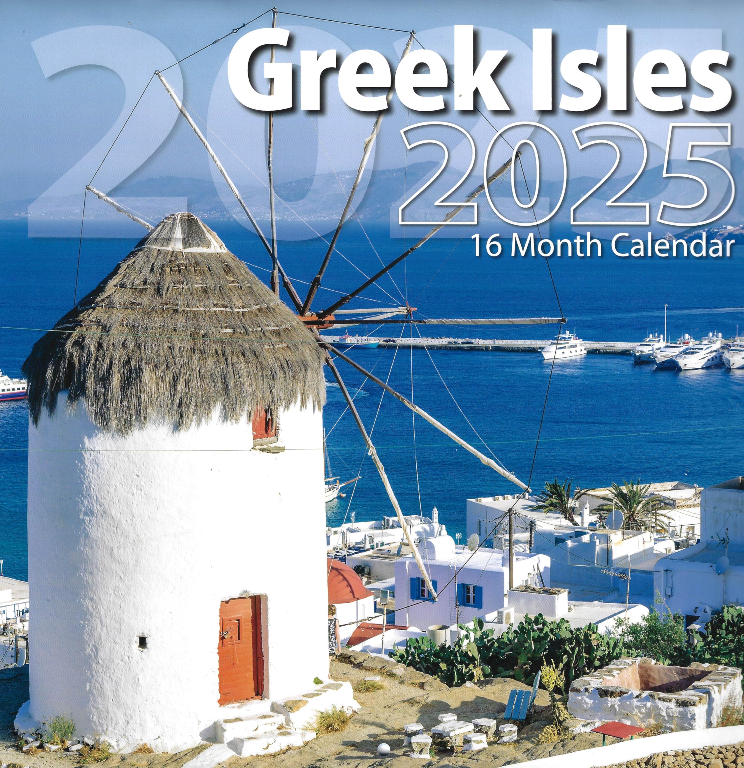 Amazon.com: Bachmann Press 2025 Greek Isles Full Size Wall Calendar for ...