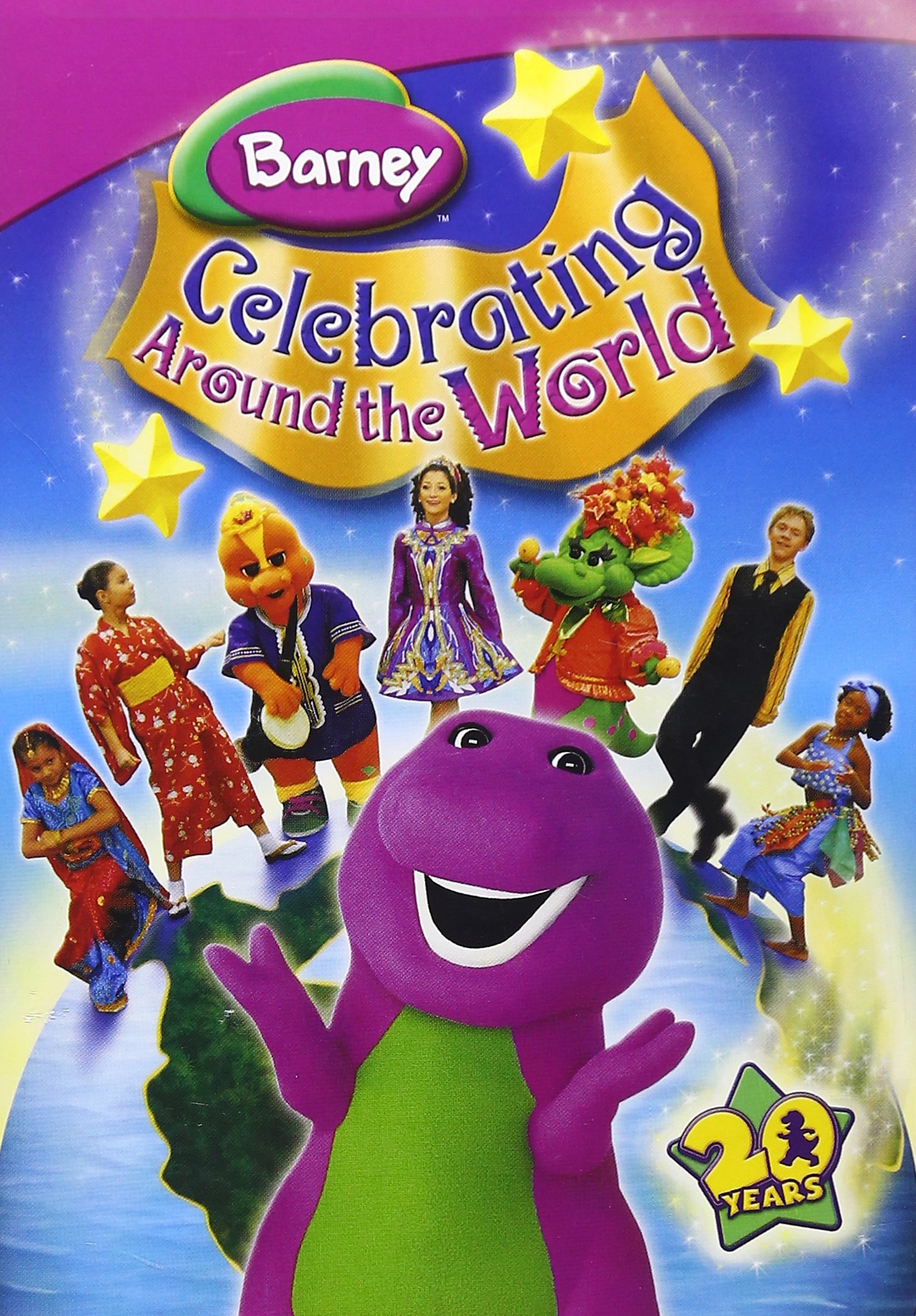 Amazon.com: Barney: Celebrating Around The World : Dean Wendt, Carey ...