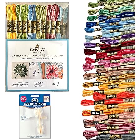 Amazon.com: DMC 117F25-PC36 Embroidery Popular Colors Floss Pack ...