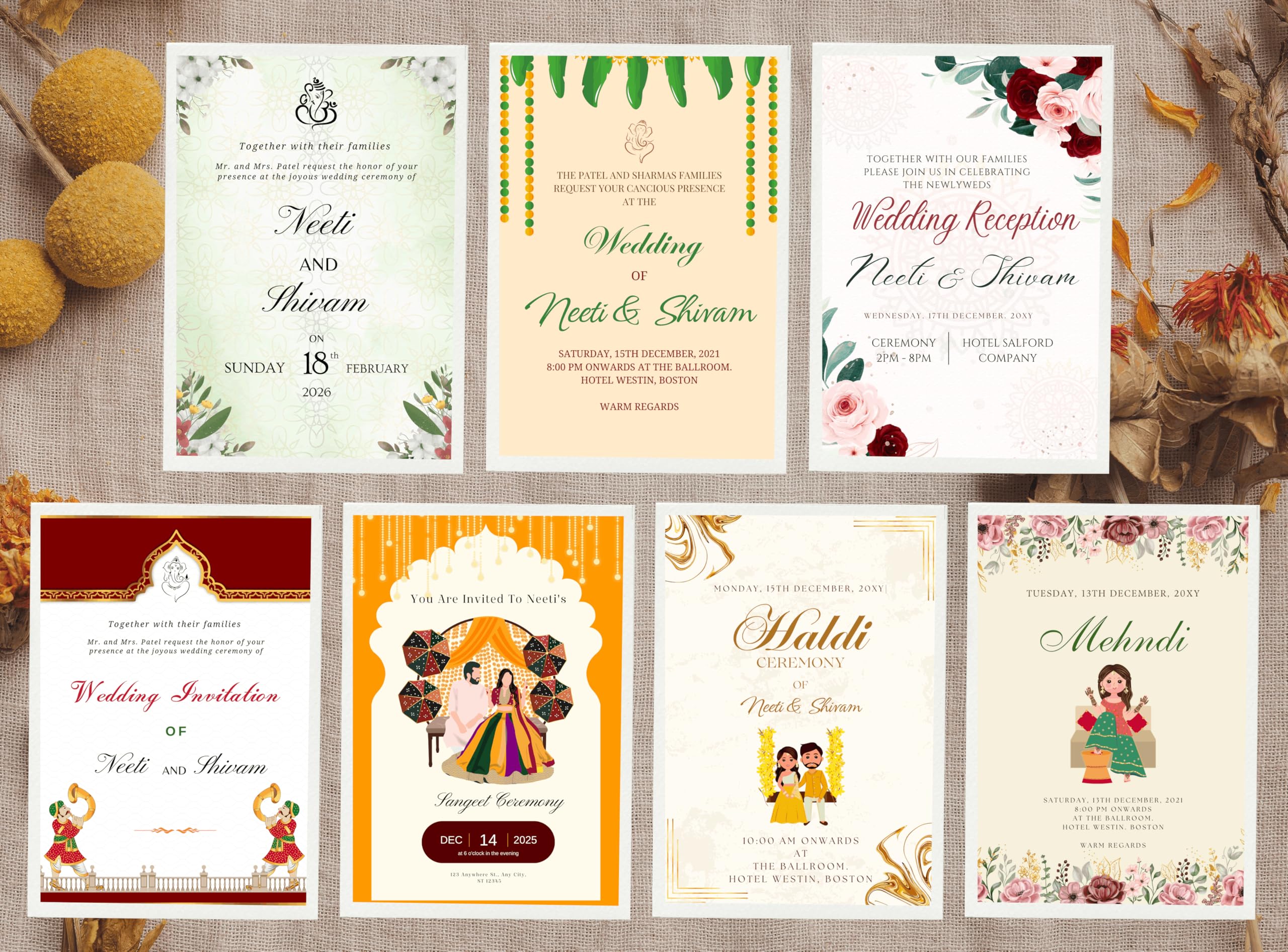 Hindu Wedding Invitation Cards Indian Wedding Invitation For Hindu