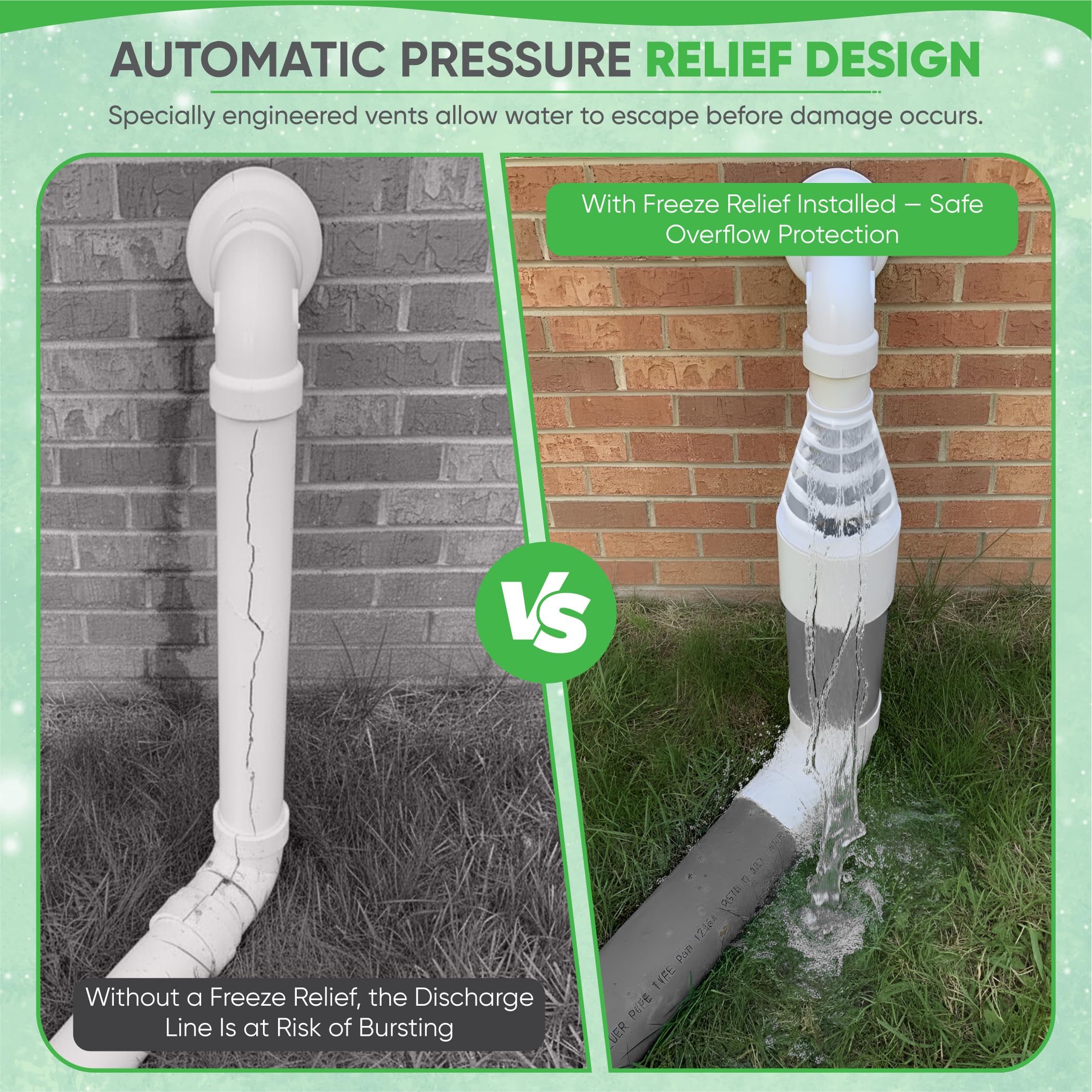 Snapklik.com : PumpSpy Sump Pump Discharge Freeze Protection ...