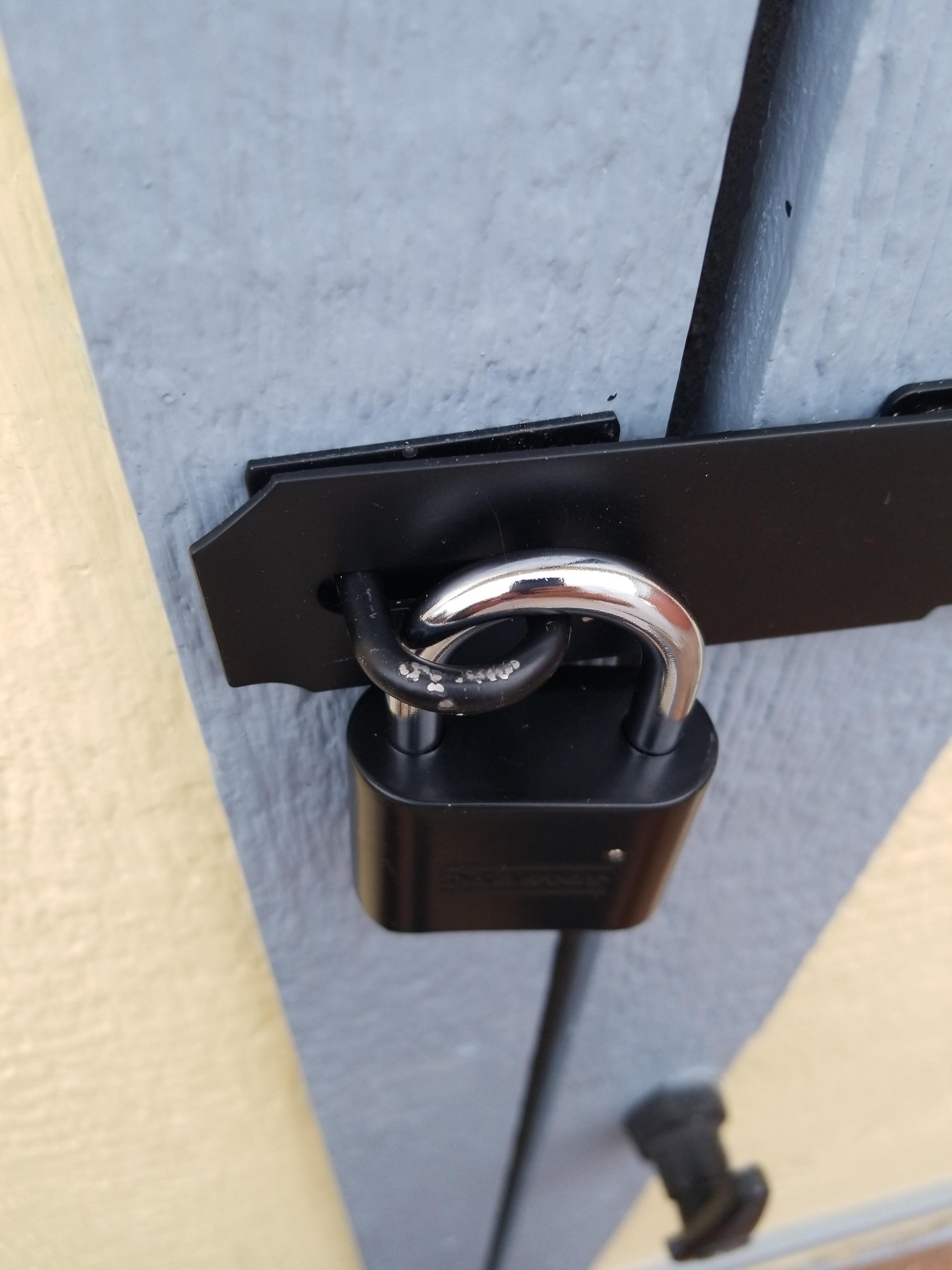 Amazon.com: WiMas 5 Inch Padlock Hasp 2 Pack Heavy Duty Safety Door ...