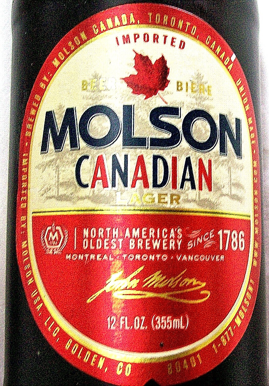 Logotipo De La Cerveza Canadiense Molson Comprar Cerveza Molson