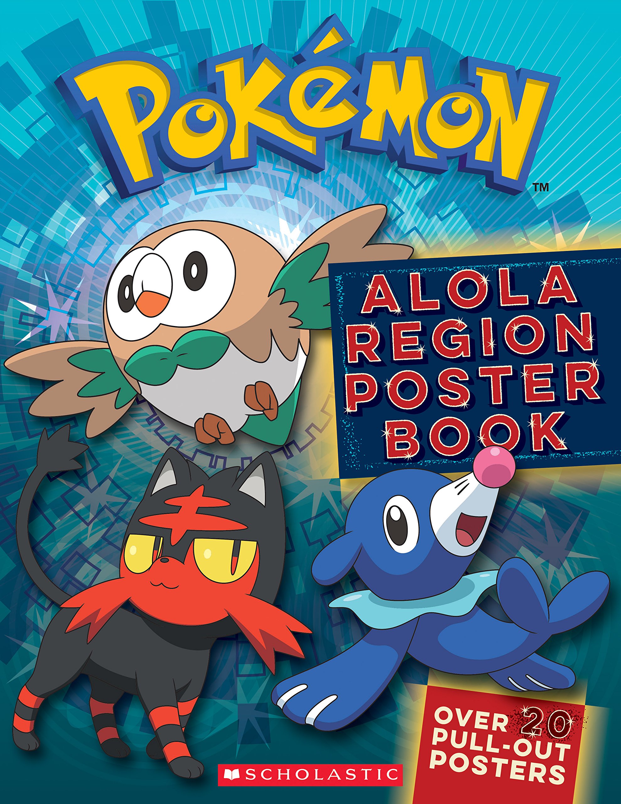 Pokemon: Alola Region Poster Book: 1 : Scholastic: Amazon.co.uk: Books