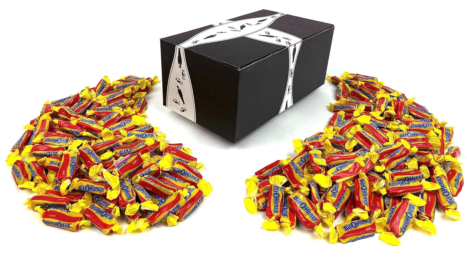 Amazon.com : Bit-O-Honey Candy, 3 lb Bag in a BlackTie Box : Grocery ...