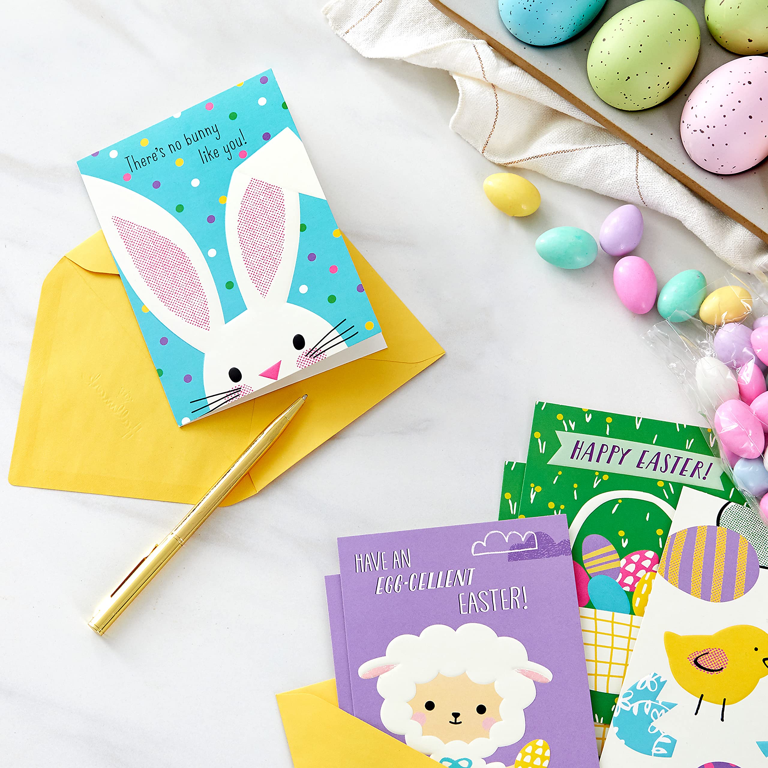 Snapklik.com : Hallmark Kids Pack Of 12 Assorted Easter Cards