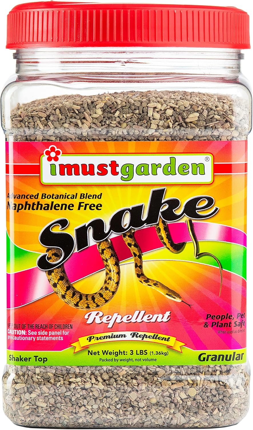 Amazon.com : I Must Garden Snake Repellent: Powerful All-Natural ...