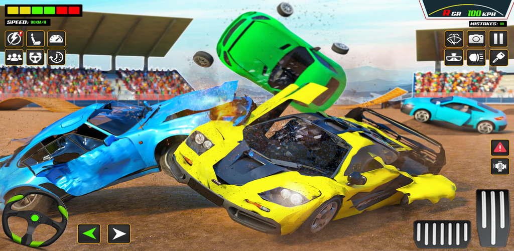 Ramp Car Crash Racing Games 3D - Car Crash Sandbox | Realistic Car ...