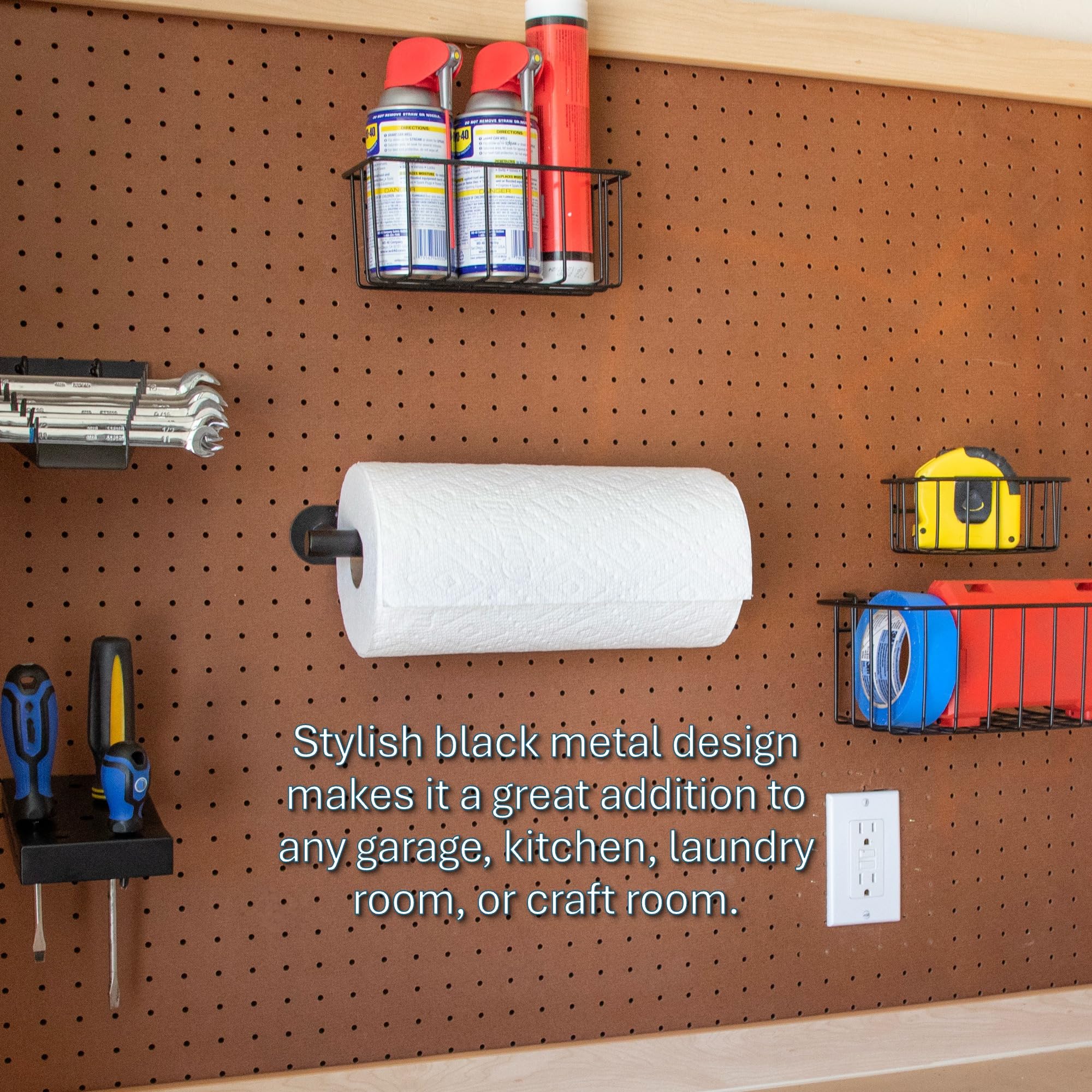 Peg Board Organizer Accessories 100-Piece Pegboard Organizer Kit With ...