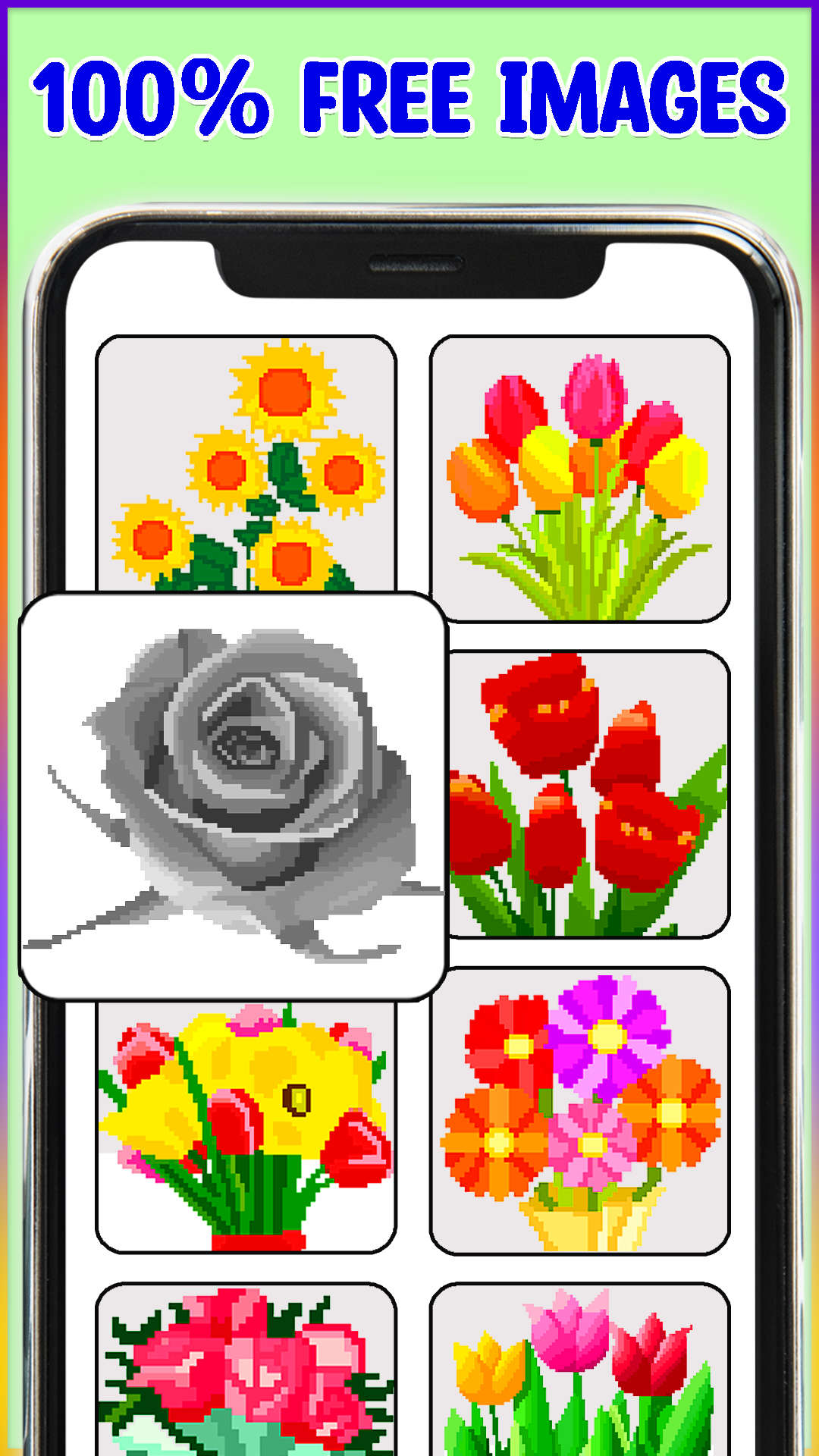 Flowers Pixel Art Coloring - App on Amazon Appstore
