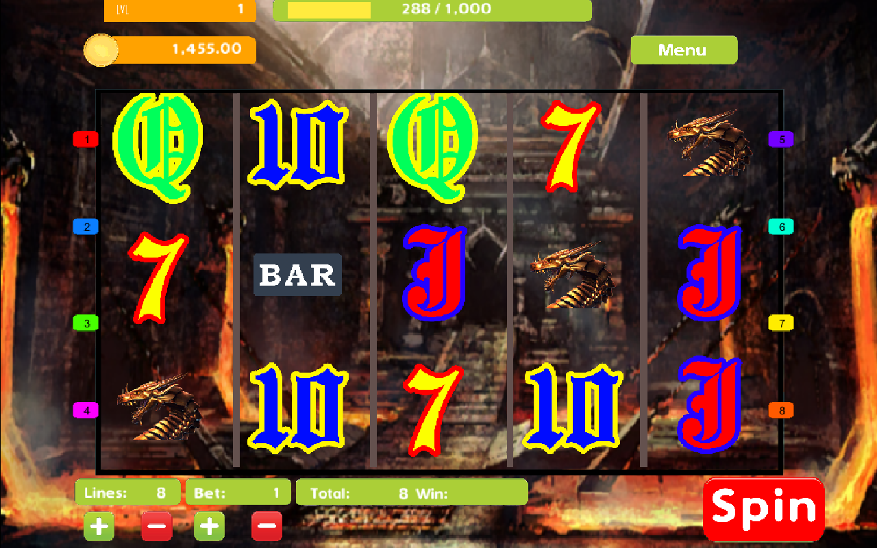 Dungeon Pit Demon Dragon Treasure Chest Lucky Jackpot Casino Slot ...