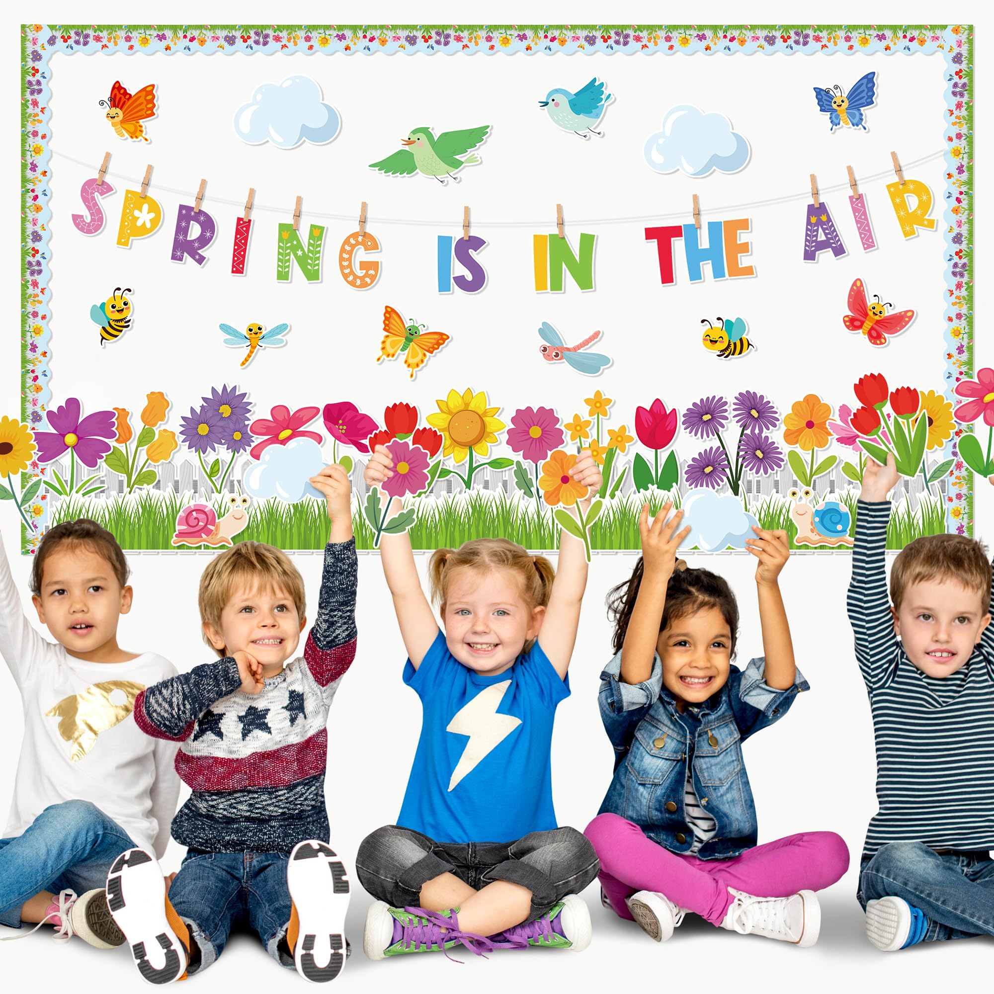 Snapklik.com : Easter Spring Sky Cutouts - 119P Spring Is In The Air ...