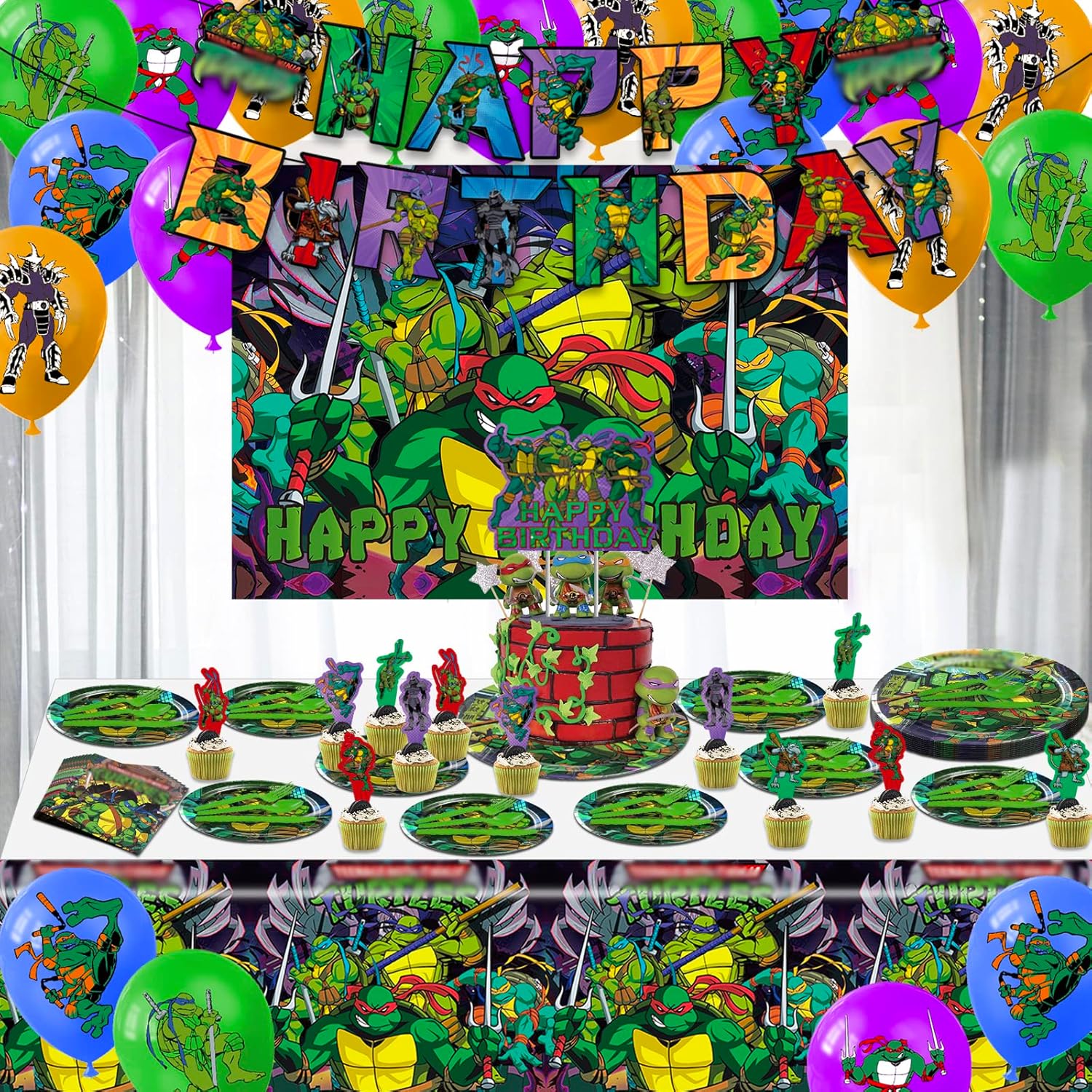 Amazon.com: Turtle Birthday Party Decorations, Turtle Birthday Party ...