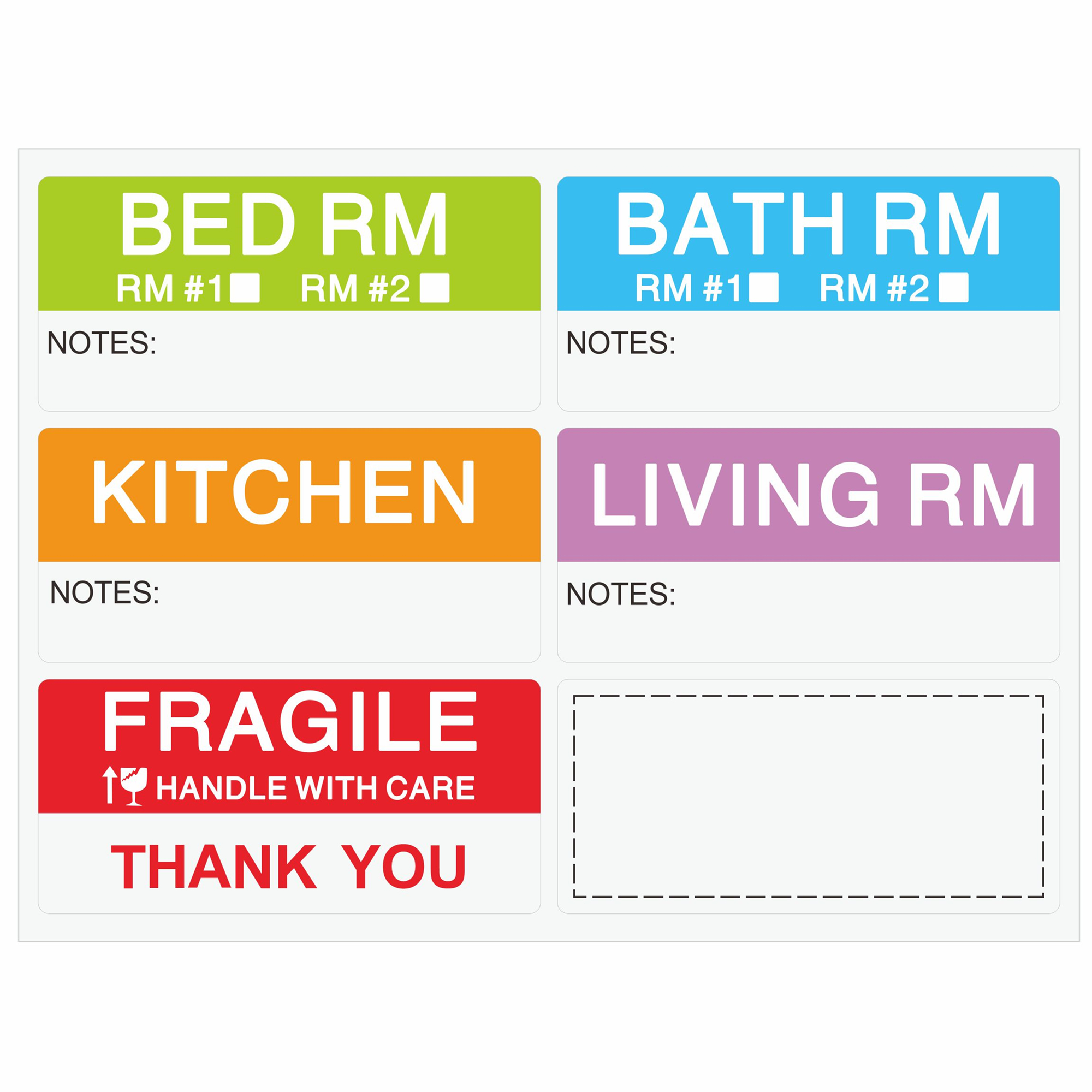 Packing Supplies For Moving Moving Box 120 Pcs Moving Color Coding ...