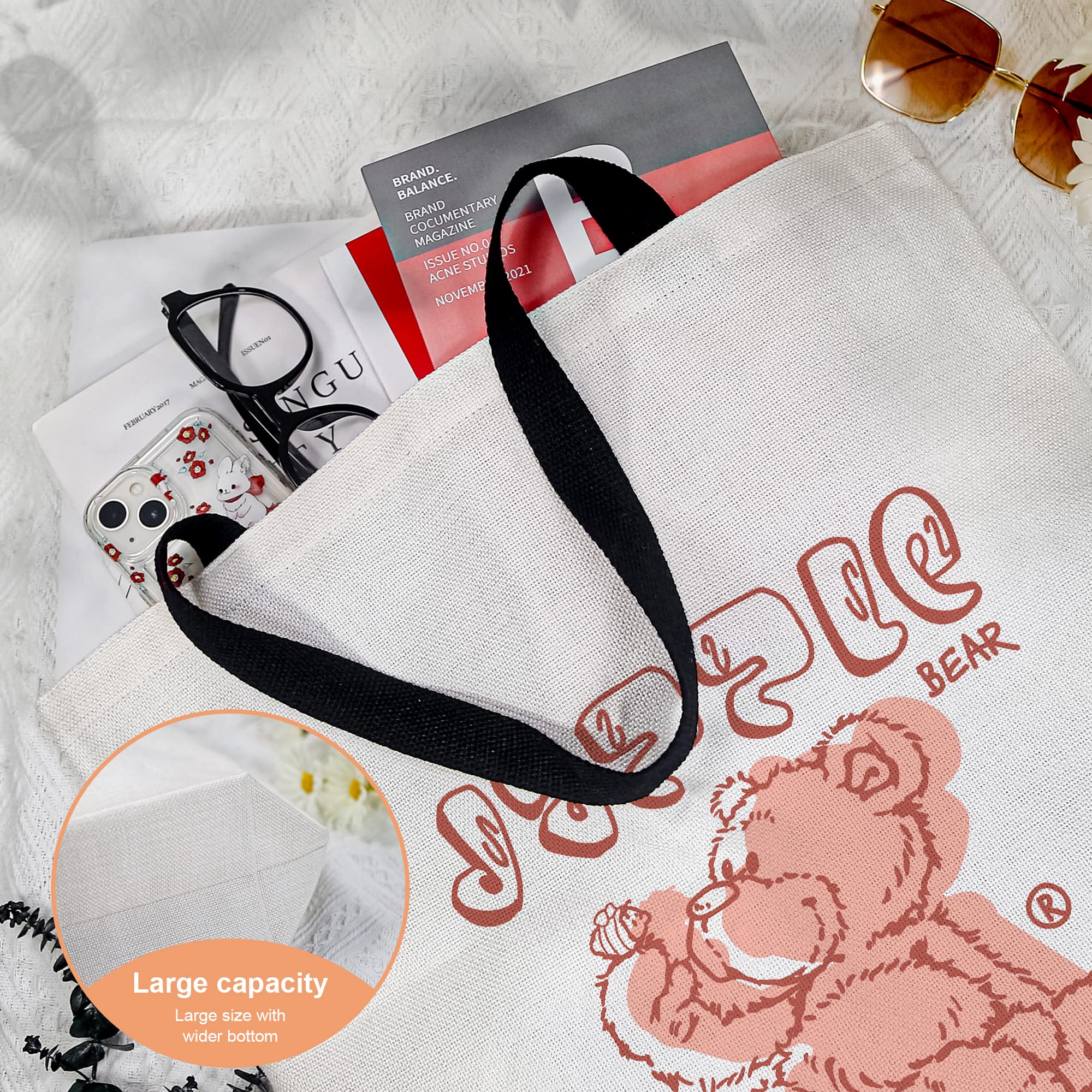 Snapklik.com : Sublimation Tote Bags Blanks Bulk, 20pack Wide Polyester ...