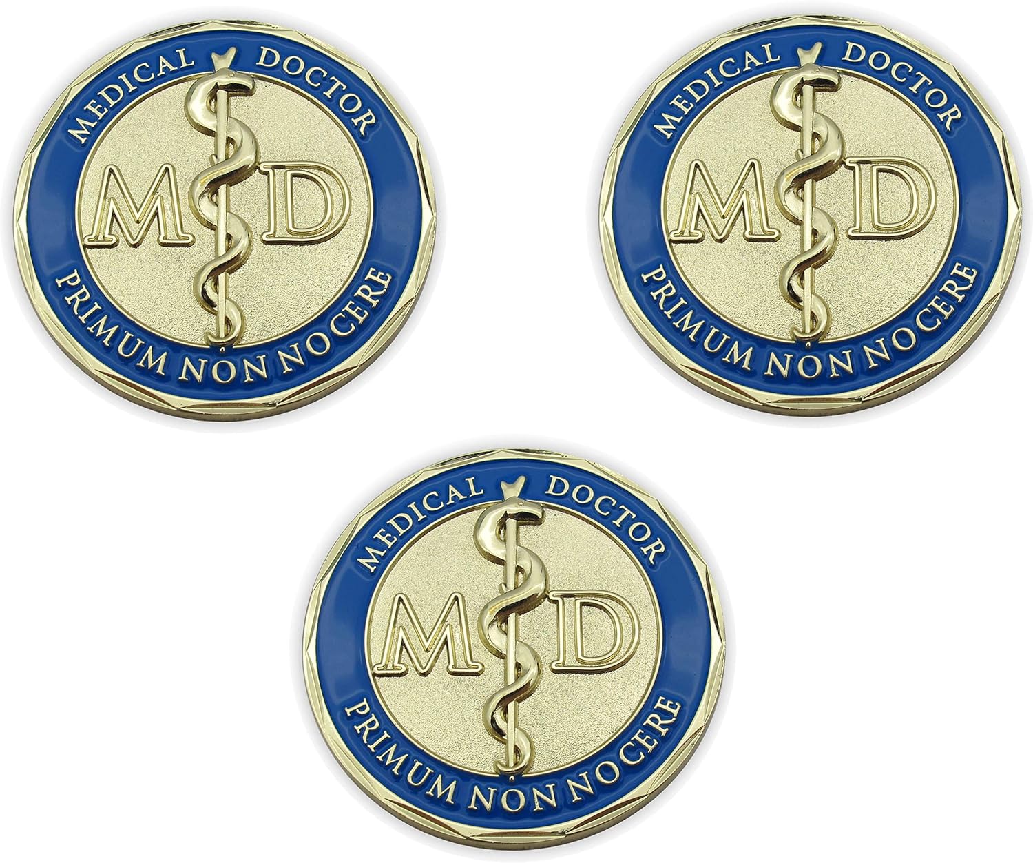 Amazon.com: Medical Doctor Psalm 91 Challenge Coins, Bulk Pack of 3 ...