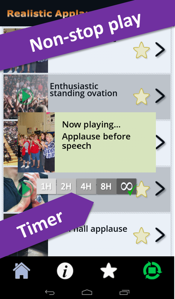 Realistic Applause Sounds - App on Amazon Appstore