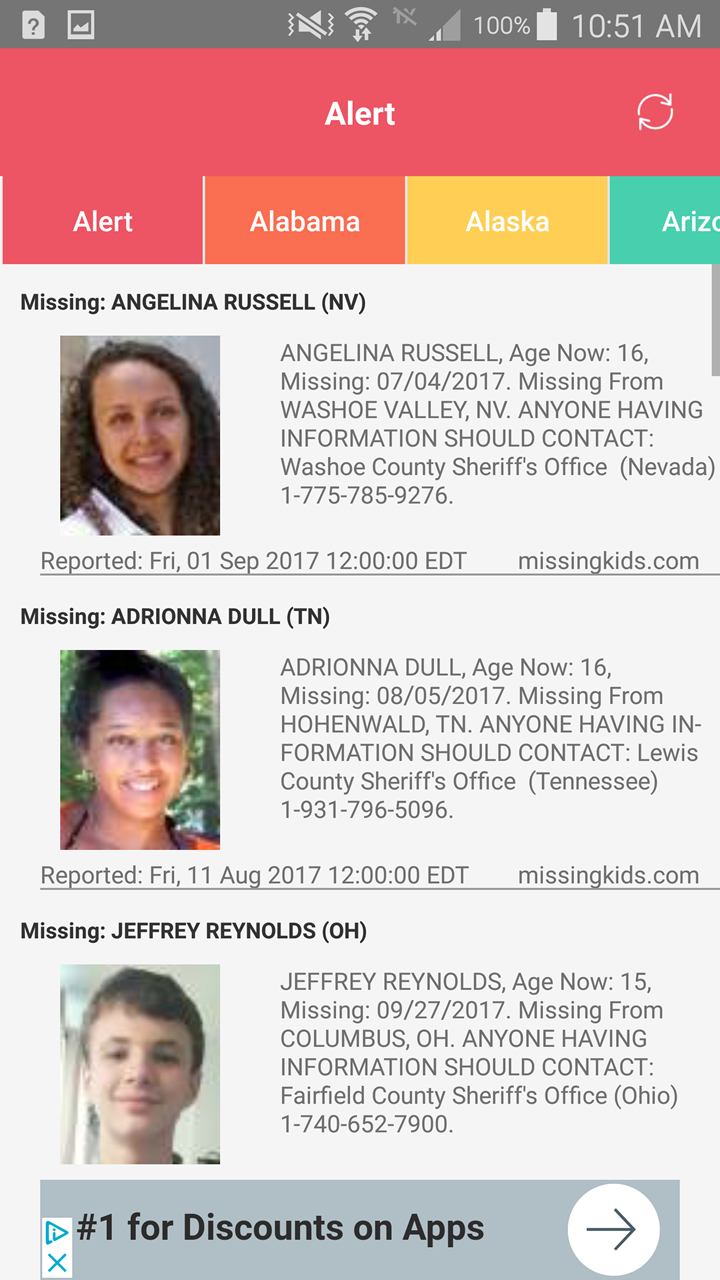 Missing Kids Alert - App on Amazon Appstore