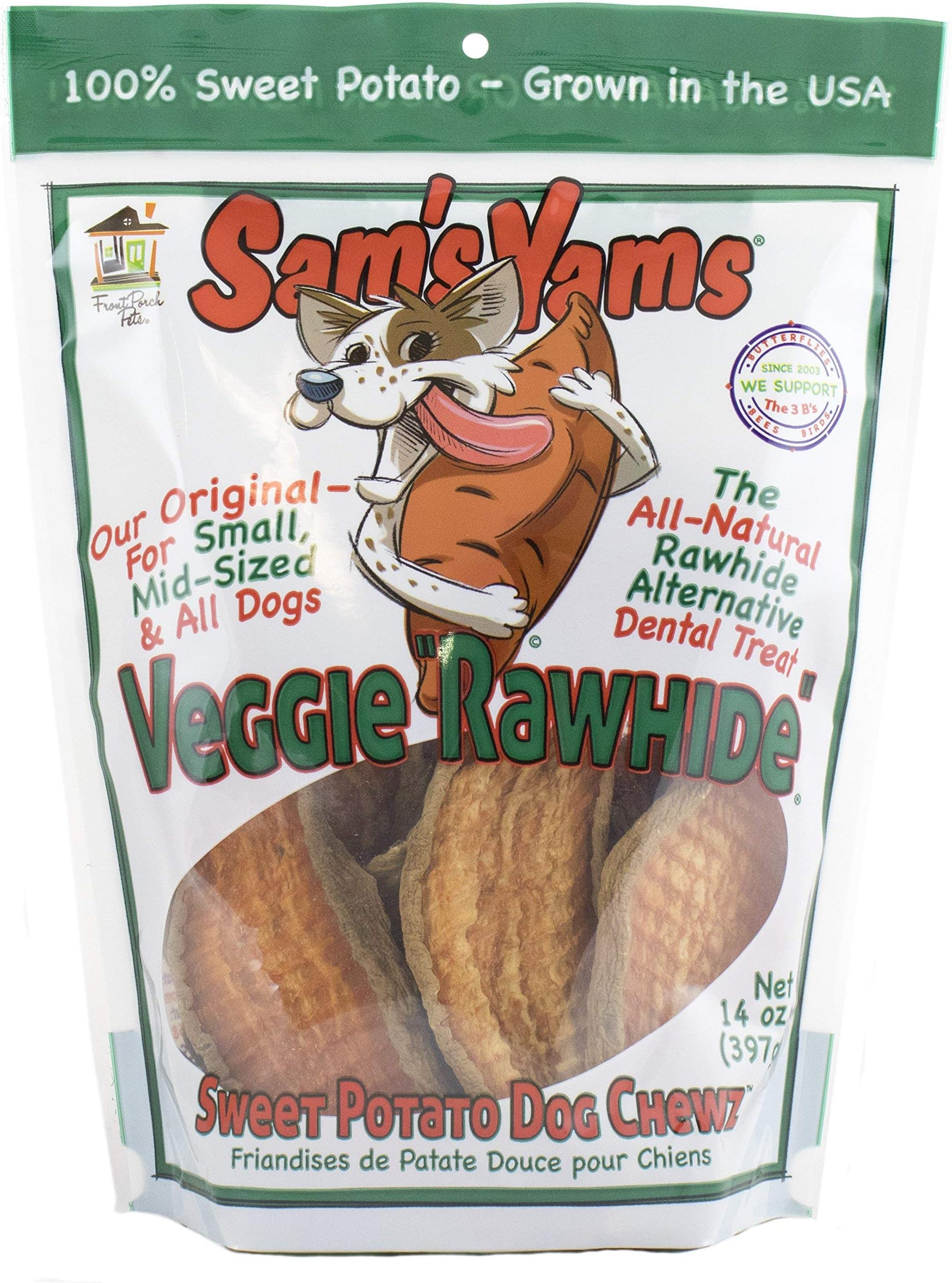 Amazon.com: Sam'S Yams Bichon Fries Sweet Potato Dog Treats, 5-Ounce ...