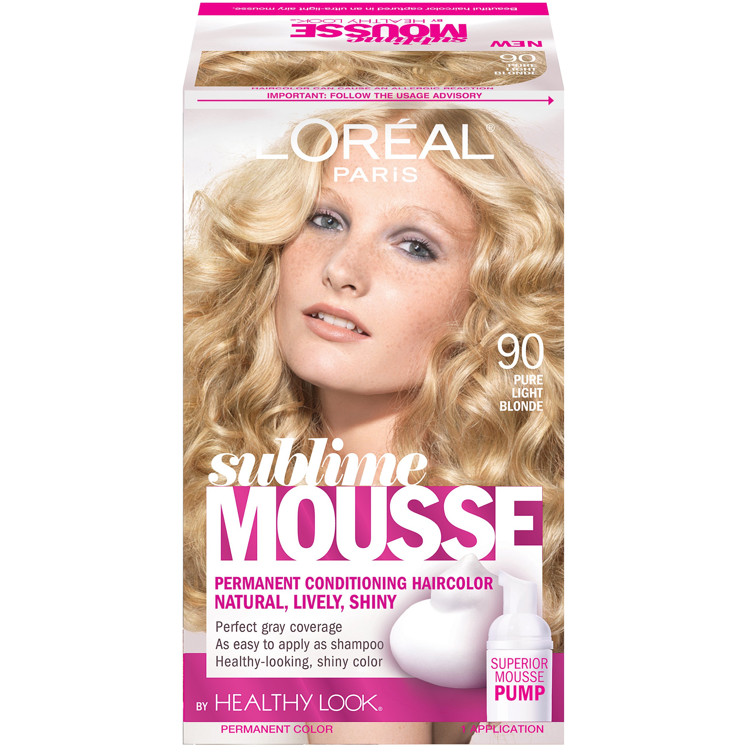 Amazon.com : L’Oréal Paris Sublime Mousse By Healthy Look, Pure Light ...